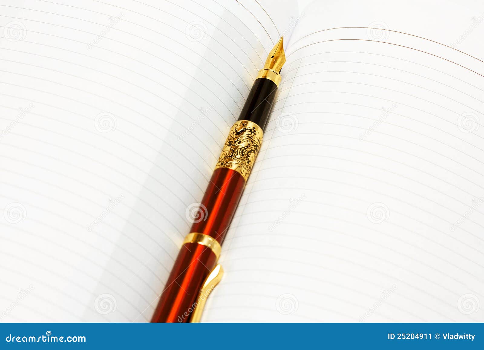 Golden pen stock image. Image of diary, learn, pencil - 25204911