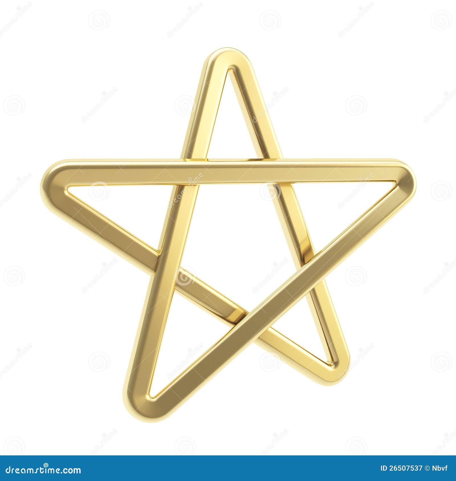 Golden Pentagonal Five-pointed Star Royalty-Free Stock Photography ...