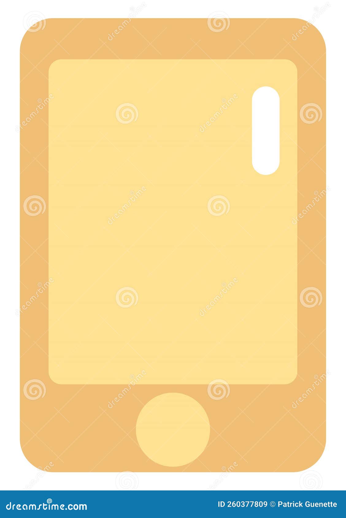 Golden phone, icon.v stock vector. Illustration of modern - 260377809