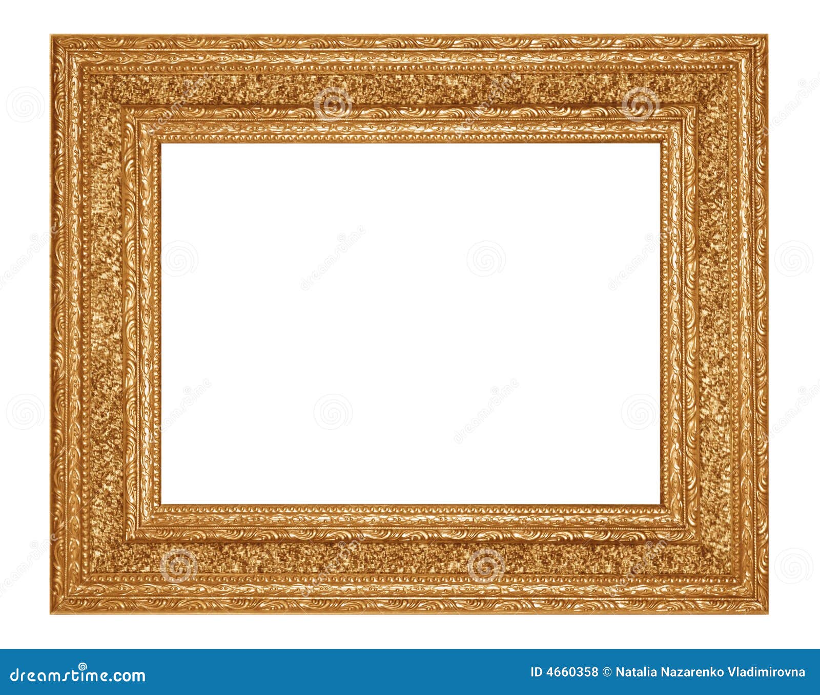 Golden picture frame stock photo. Image of magnificence - 4660358