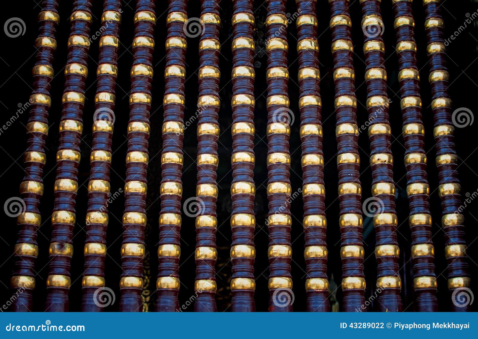 Golden pillar stock photo. Image of gold, tmple, construction - 43289022