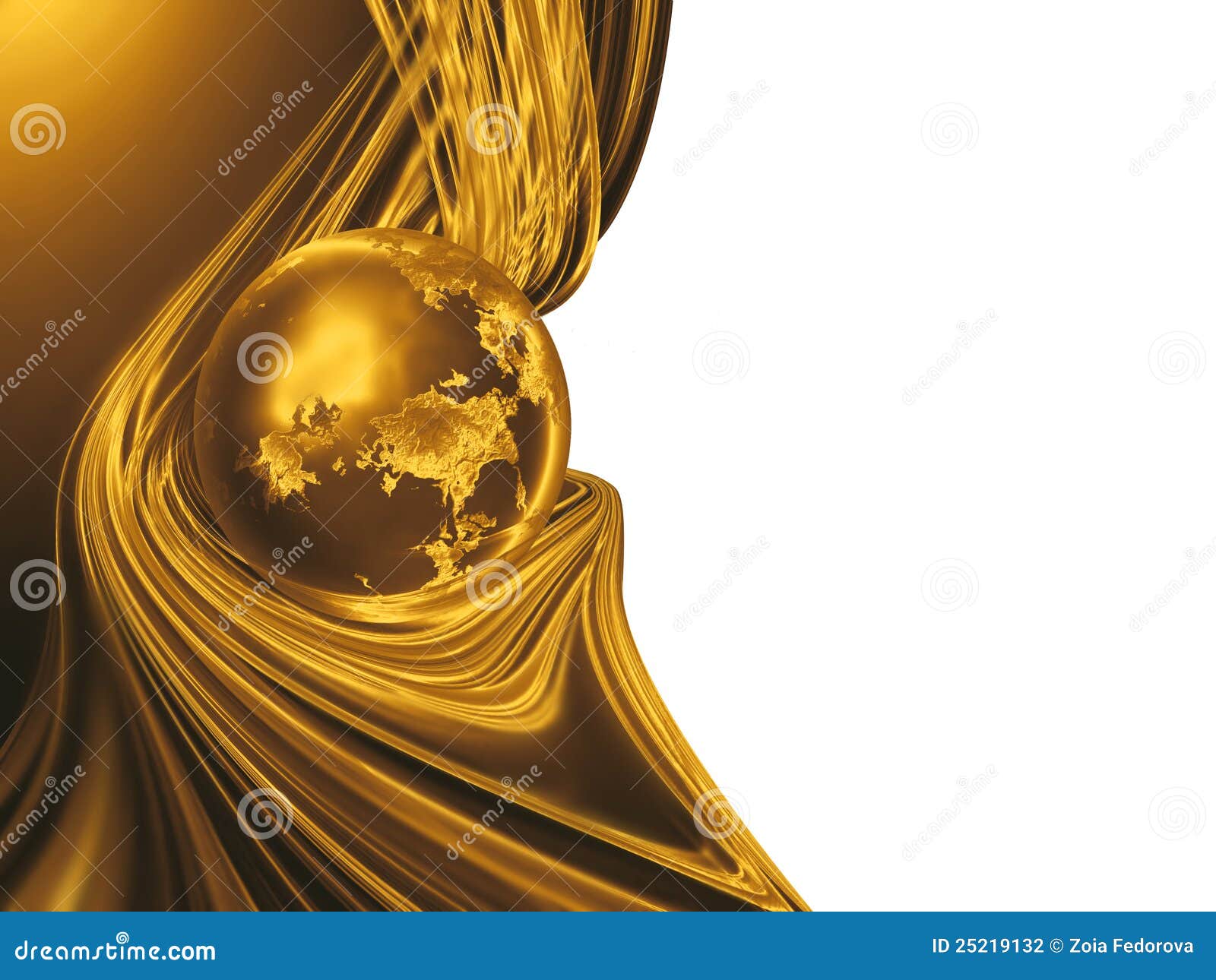 The Golden Planet Earth - Ultra Realistic Royalty-Free Stock Photo ...