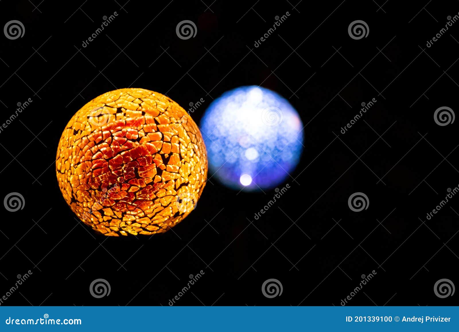 Golden Planet Surrounded By Sparkling Particles And Zodiac Symbols ...