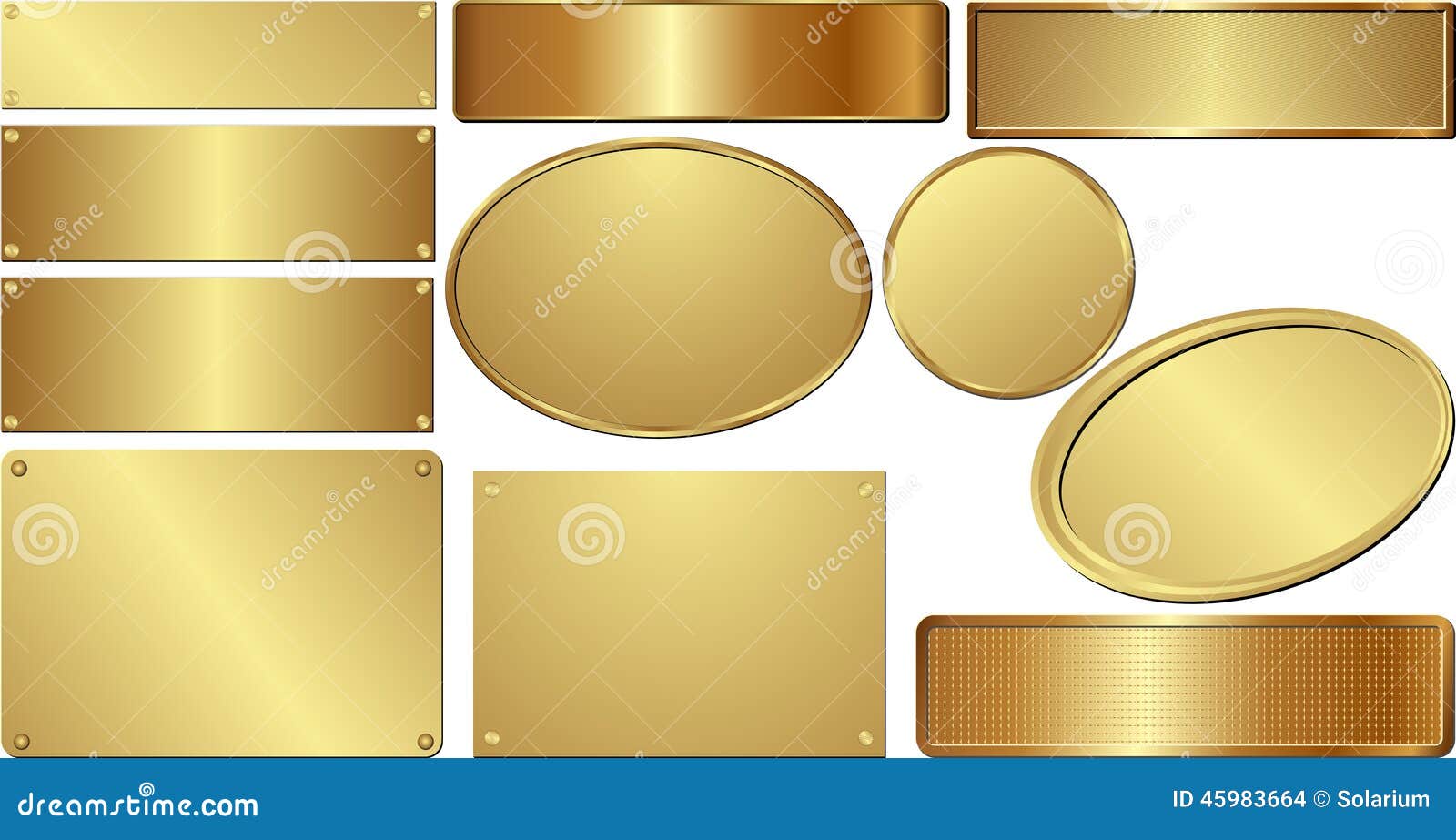 Plaques Vector Illustration | CartoonDealer.com #54355040