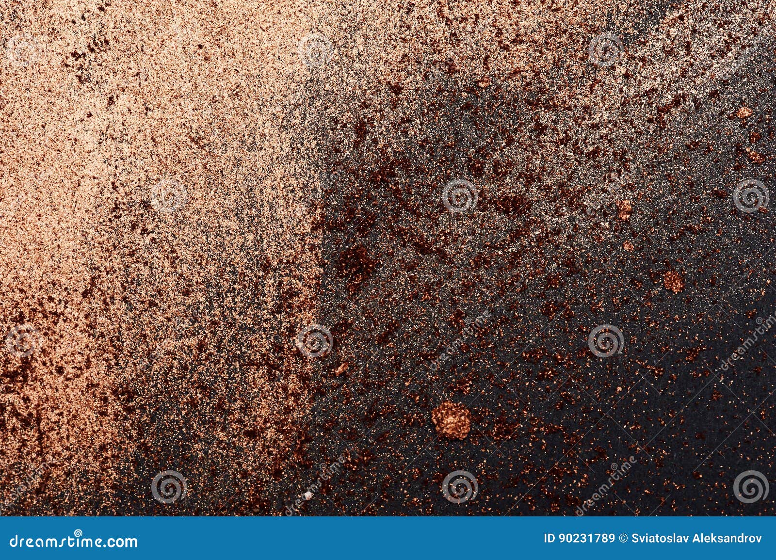 Golden Powder Eye Shadow Brush Strokes Stock Photos - Free & Royalty ...