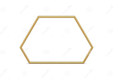 Golden Premium Angular Border Construction Basic Foundation Geometric ...