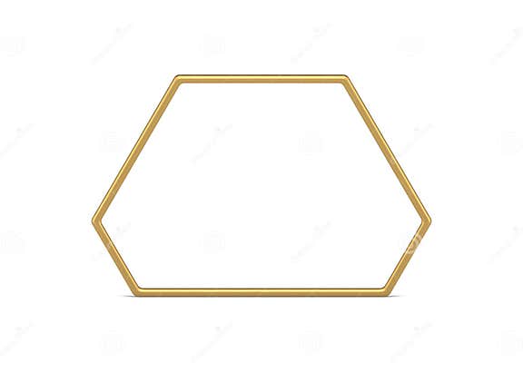 Golden Premium Angular Border Construction Basic Foundation Geometric ...