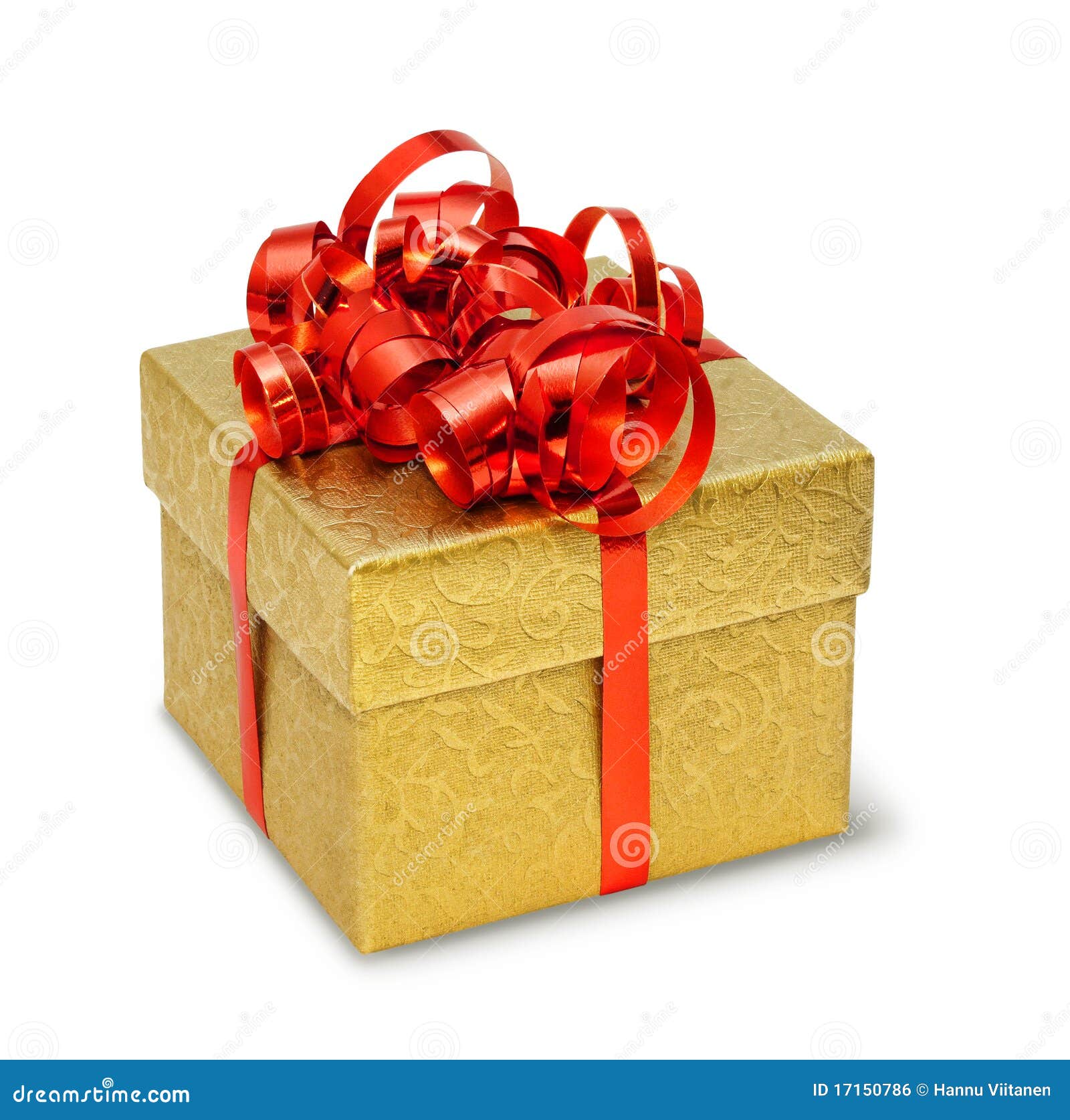 Golden present box stock photo. Image of shiny, anniversary - 17150786