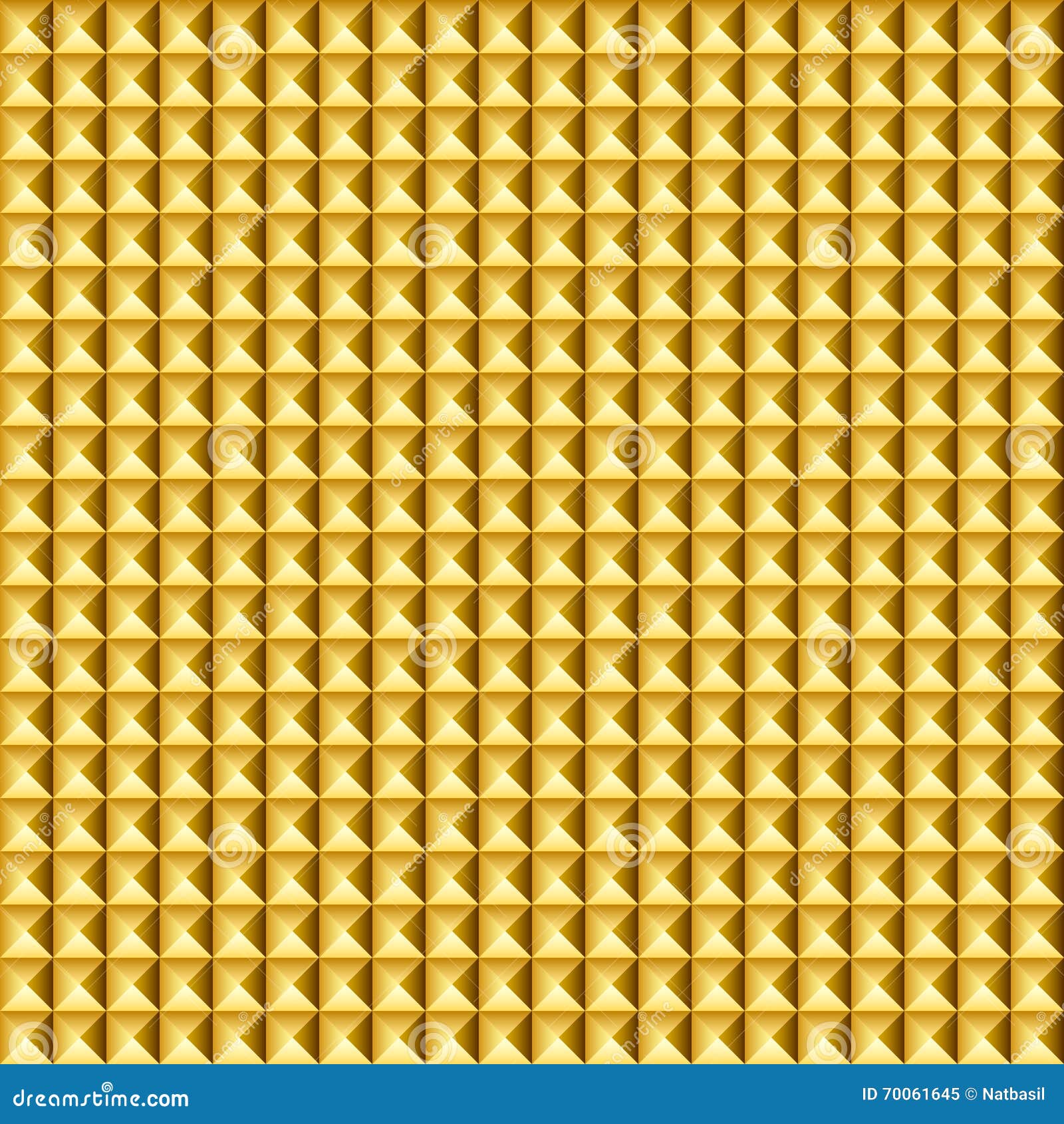 Golden Pyramid Seamless Pattern Stock Vector - Illustration of ...