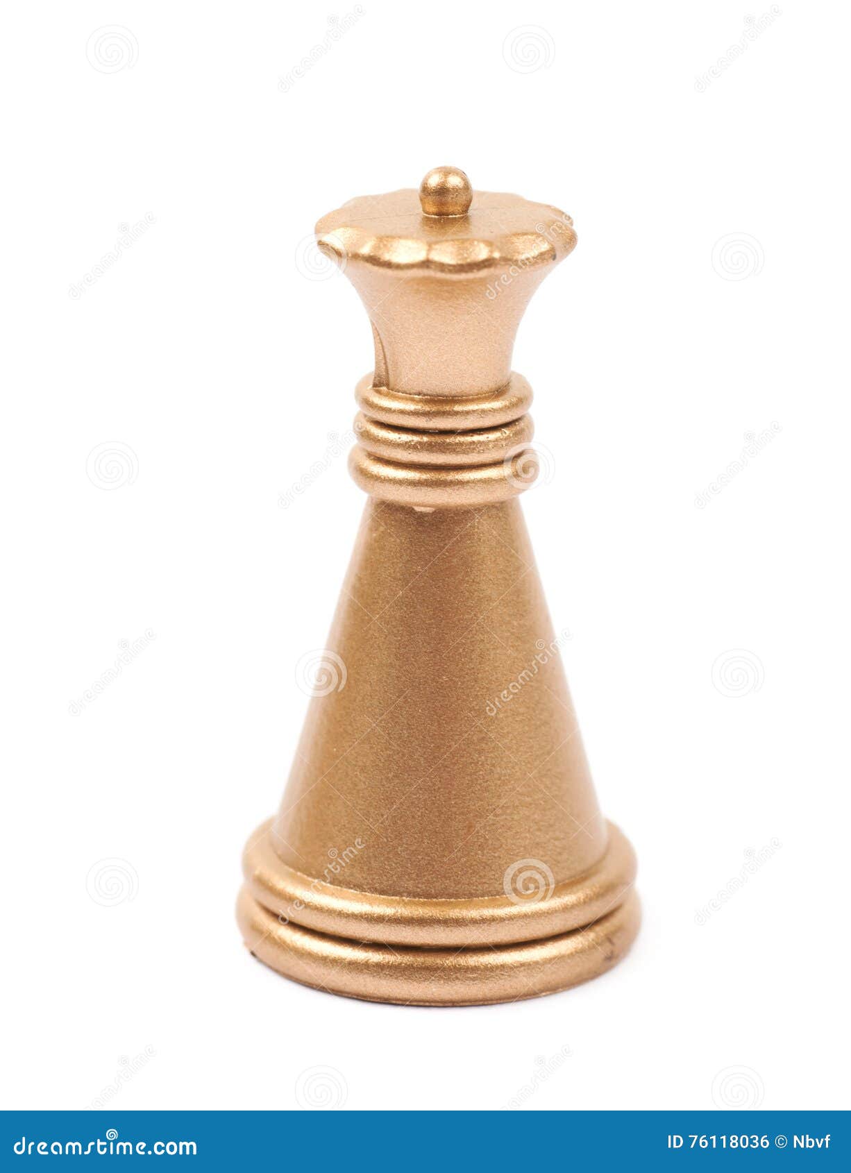 Golden Queen Chess Figure Isolated Stock Photo - Image of golden, plan ...