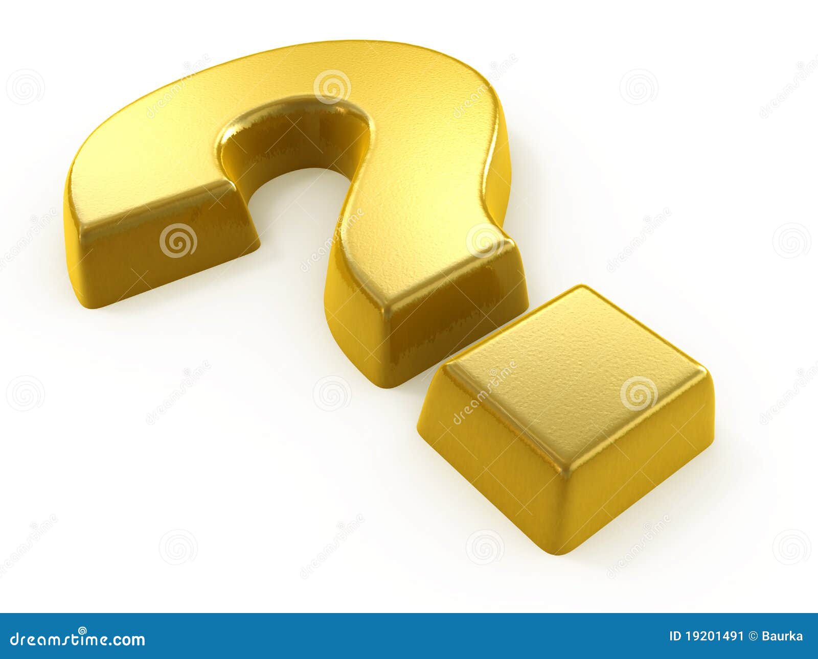 Golden Question Mark Stock Photo | CartoonDealer.com #34242174