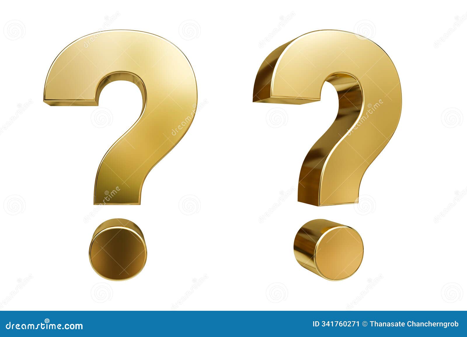 Golden Question Mark Royalty-Free Stock Photography | CartoonDealer.com ...