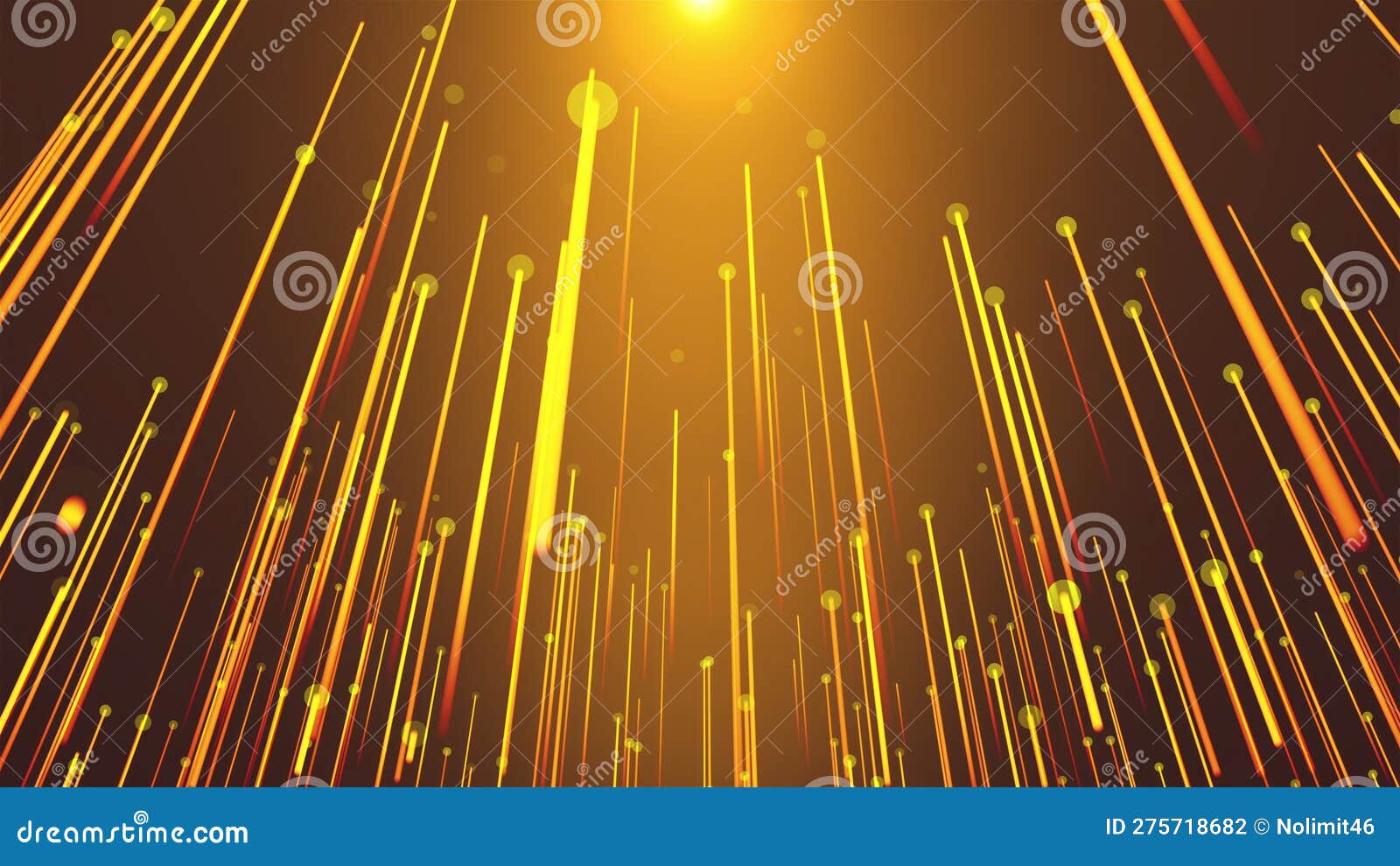 Golden rain particles stock illustration. Illustration of design ...