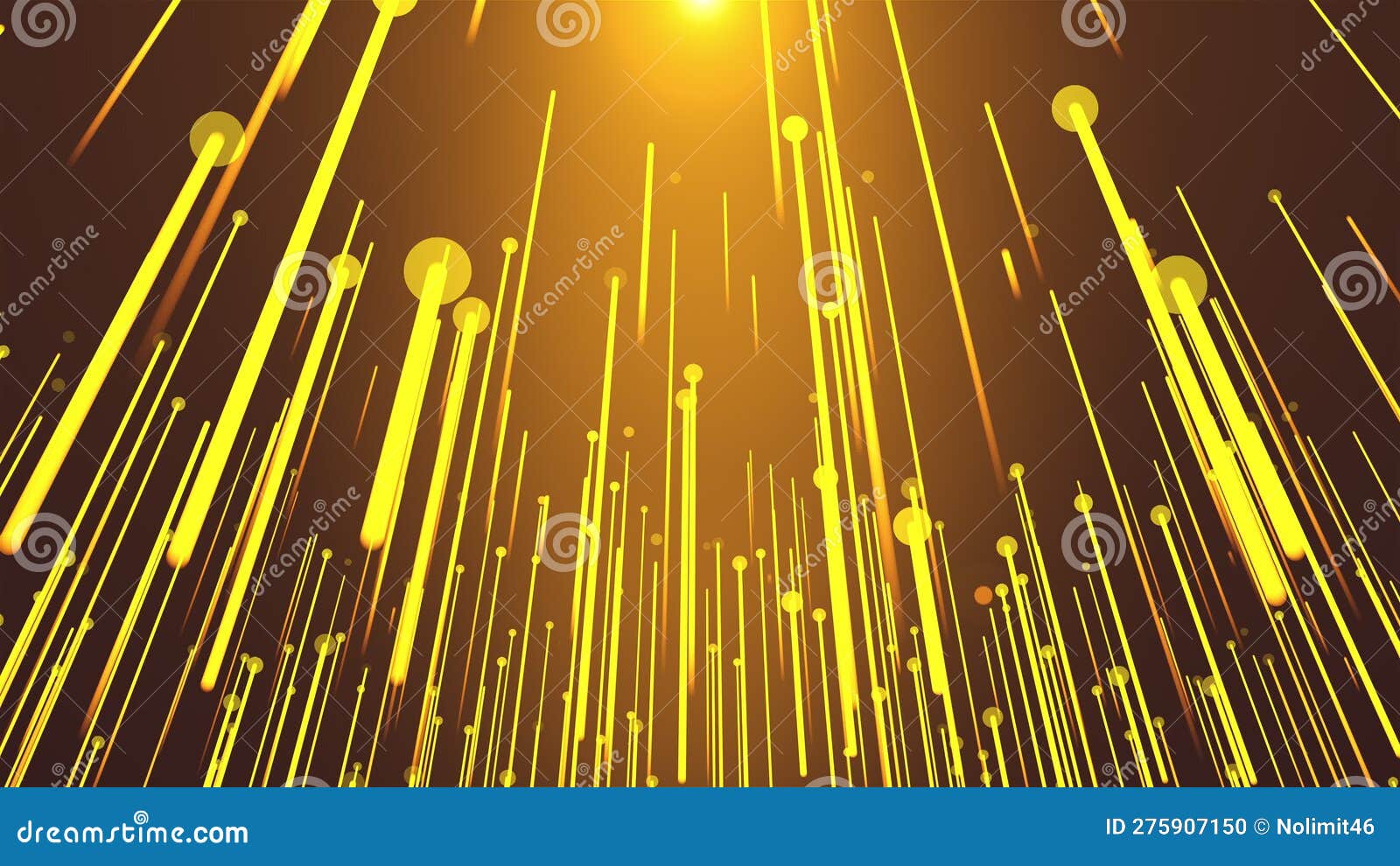 Golden rain particles stock footage. Video of background - 275907150