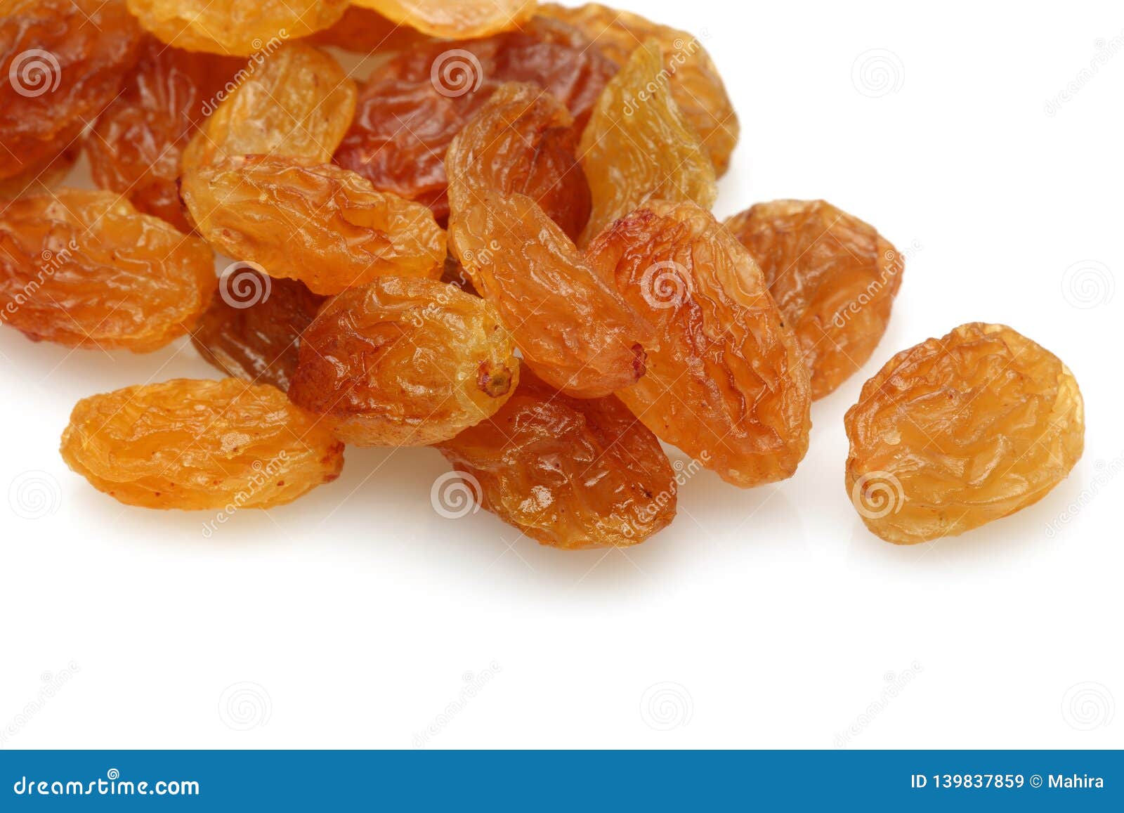 Golden Raisin Isolated on White Stock Image - Image of autumn ...