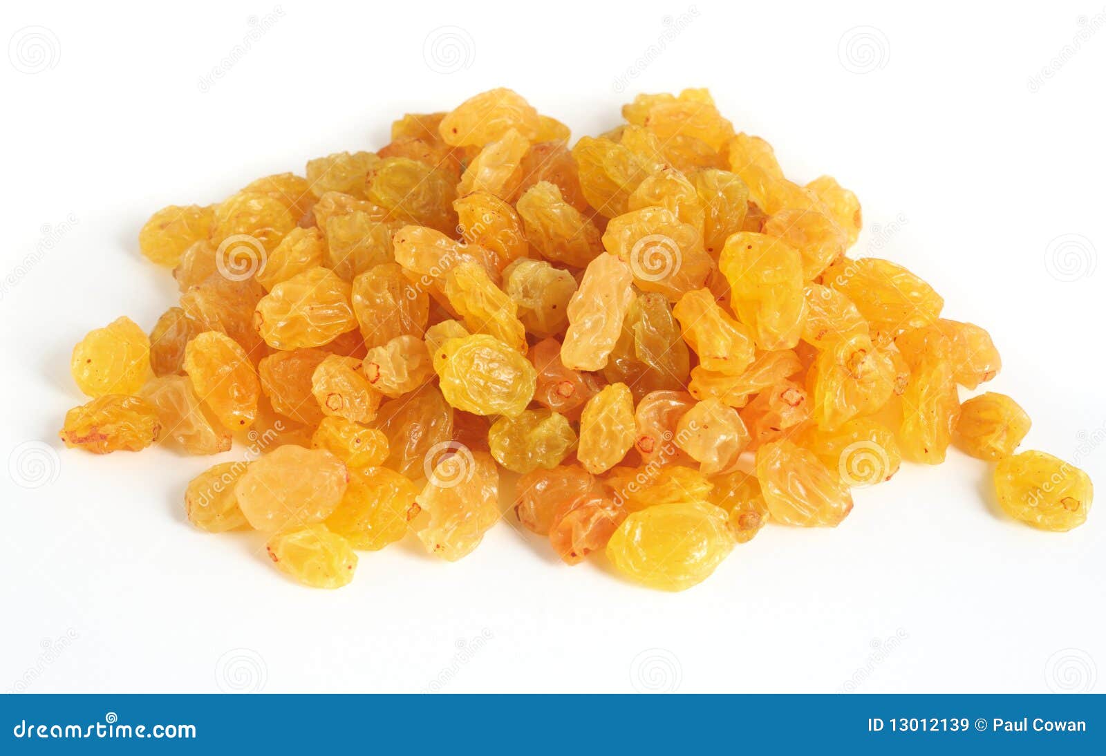 Golden raisins over white stock image. Image of ingredient - 13012139