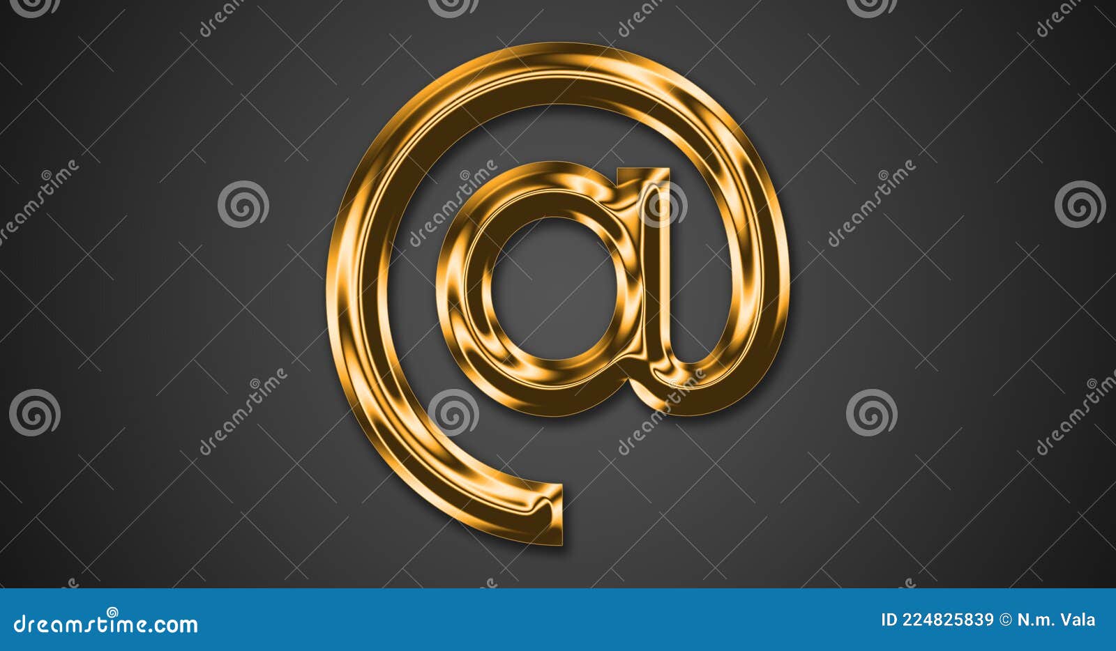 Golden at the Rate Sign Illustration Stock Illustration - Illustration ...