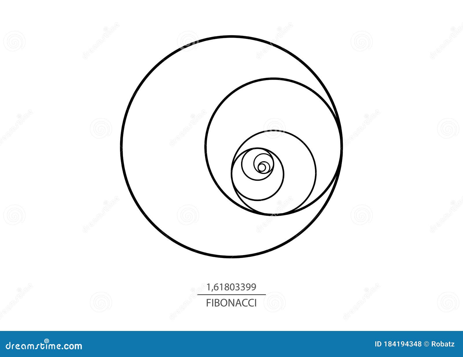 Fibonacci Sequence Circle. Golden Ratio. Geometric Shapes Spiral ... Fibonacci Sequence Circle. Golden Ratio. Geometric Shapes Spiral ...