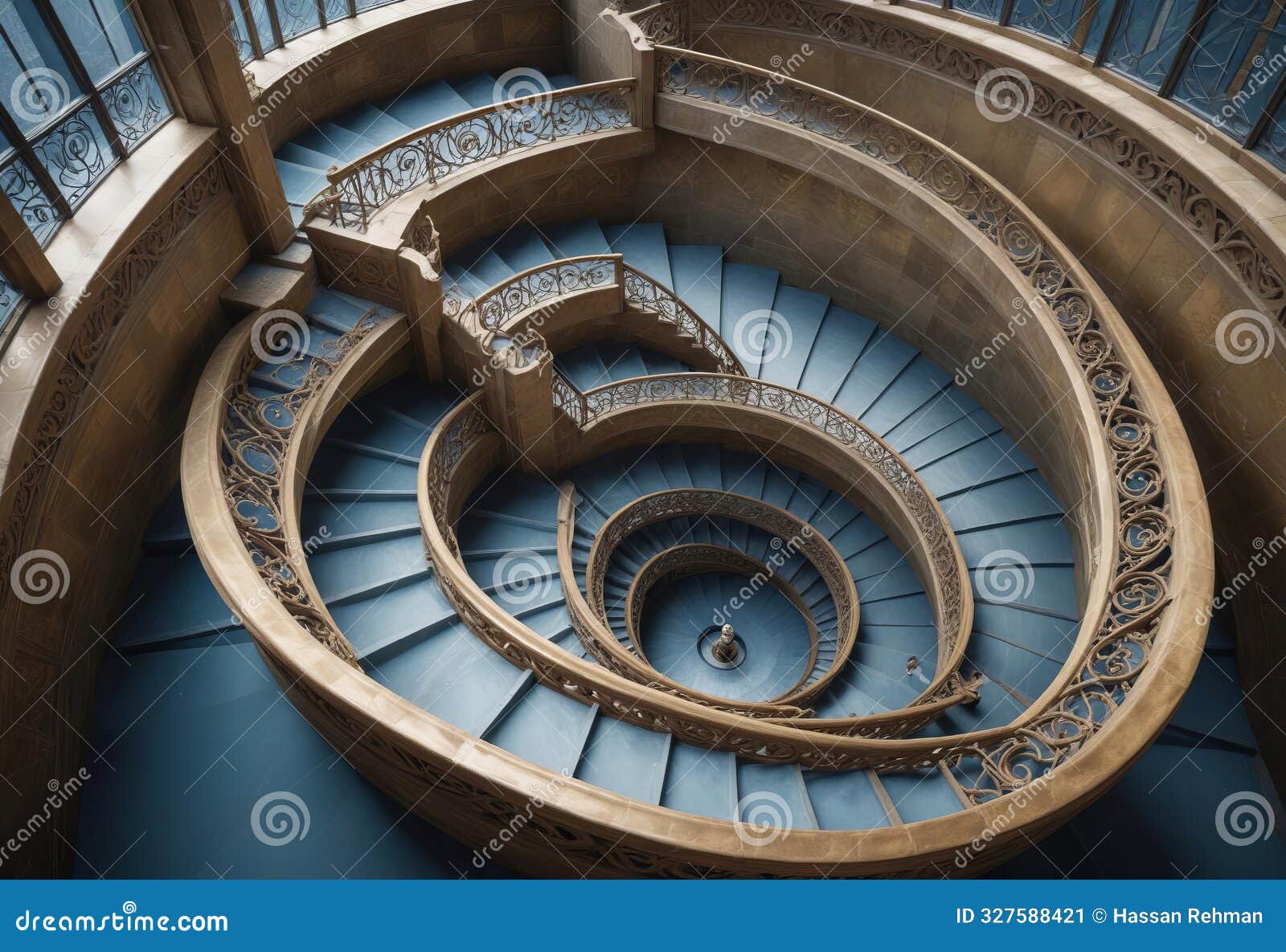 The Golden Ratio in Four-Dimensional Staircases Stock Illustration ...