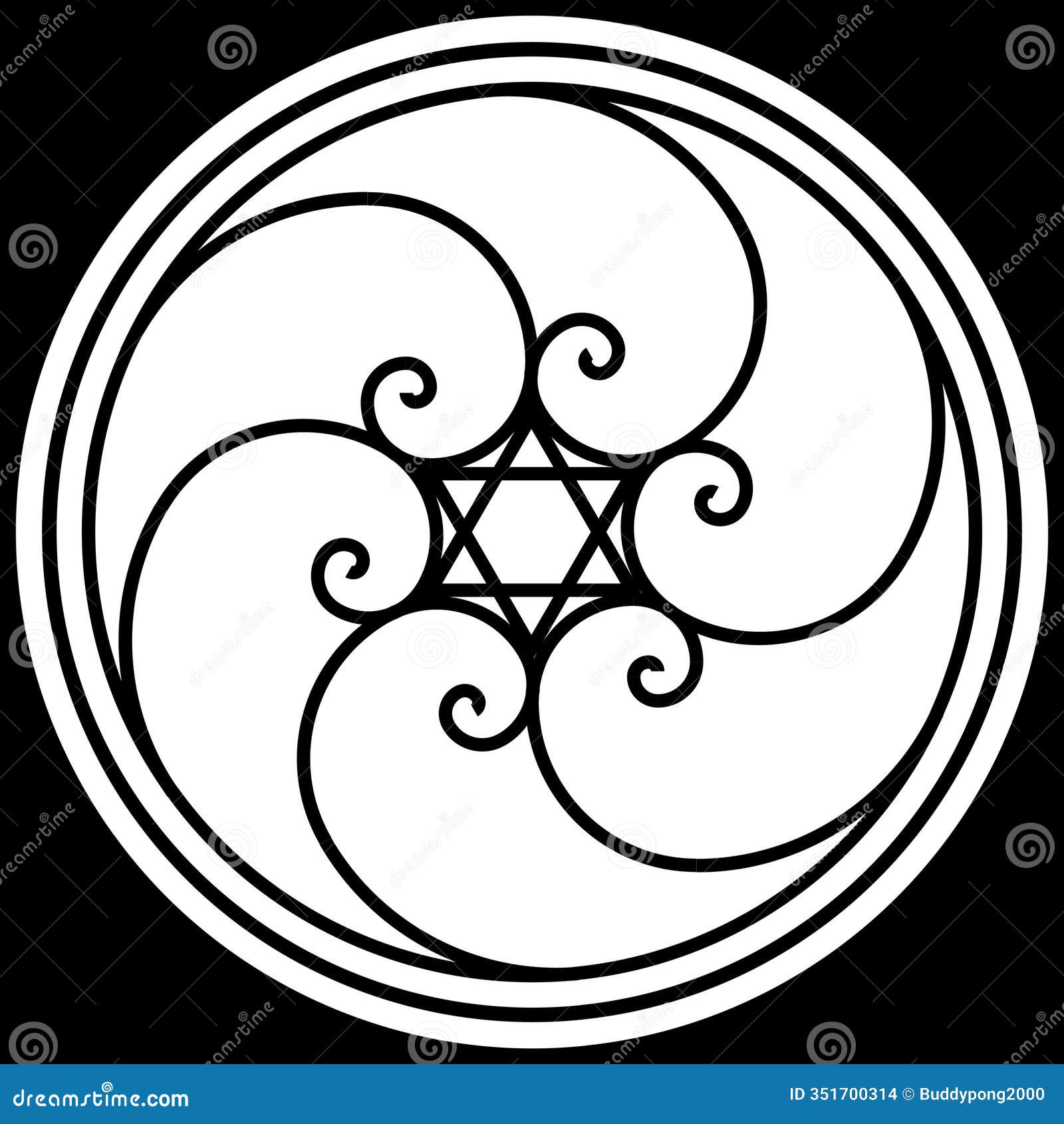 Golden Ration Fibonacci Pattern for Logo Icon Background Web Graphic ...