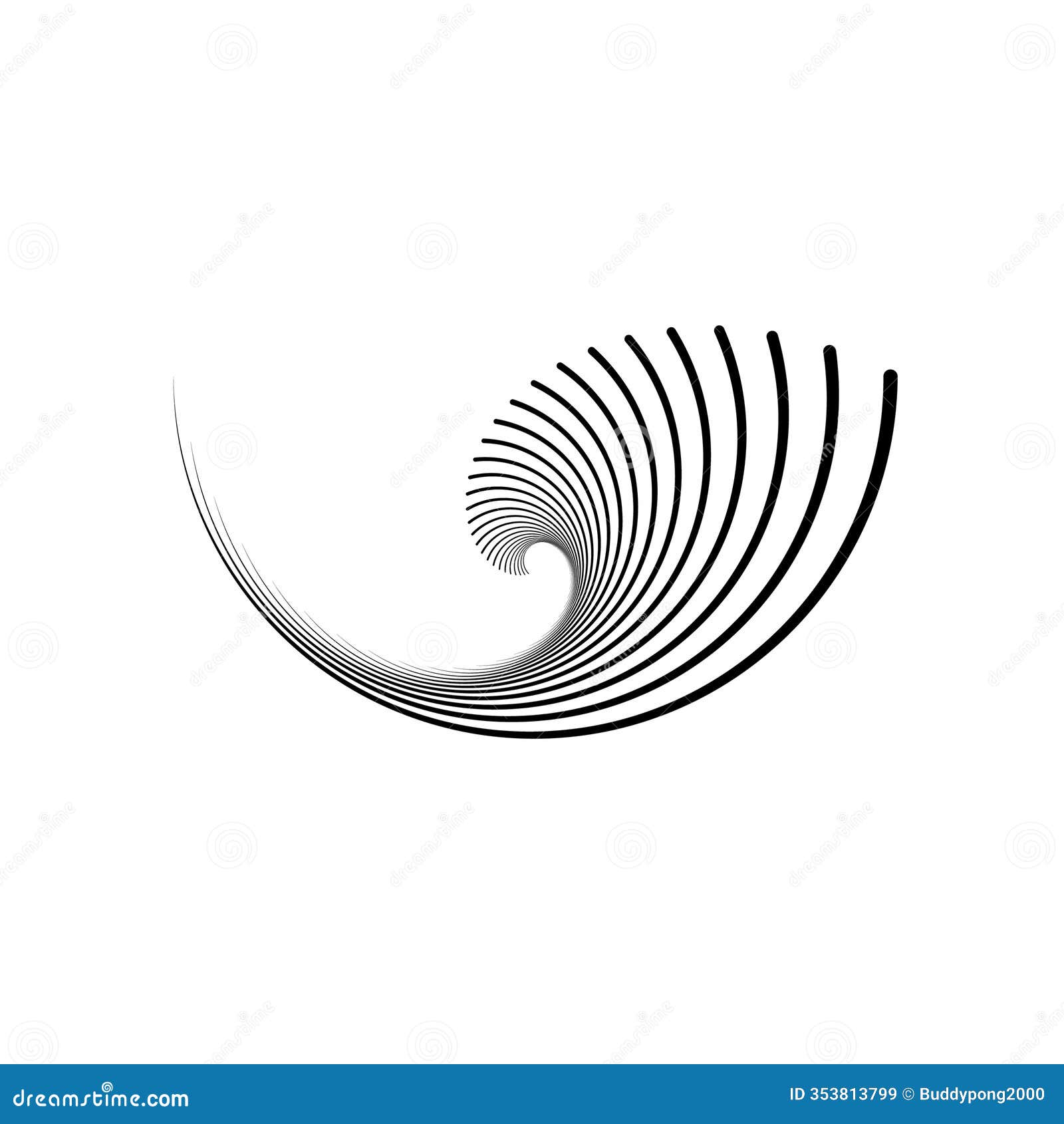 Golden Ration Fibonacci Pattern for Logo Icon Background Web Graphic ...