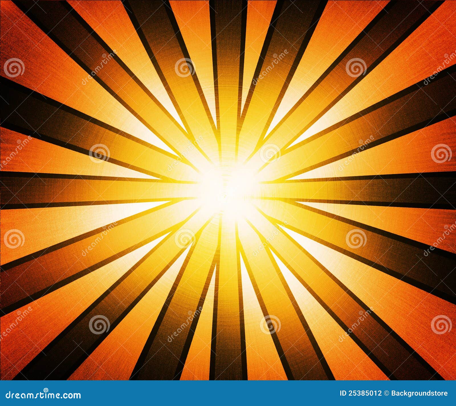Golden Rays Background stock illustration. Illustration of nature ...
