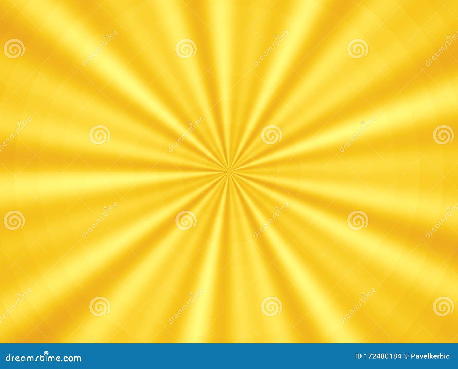 Golden Rays, Digital Art Illustration Stock Illustration - Illustration ...