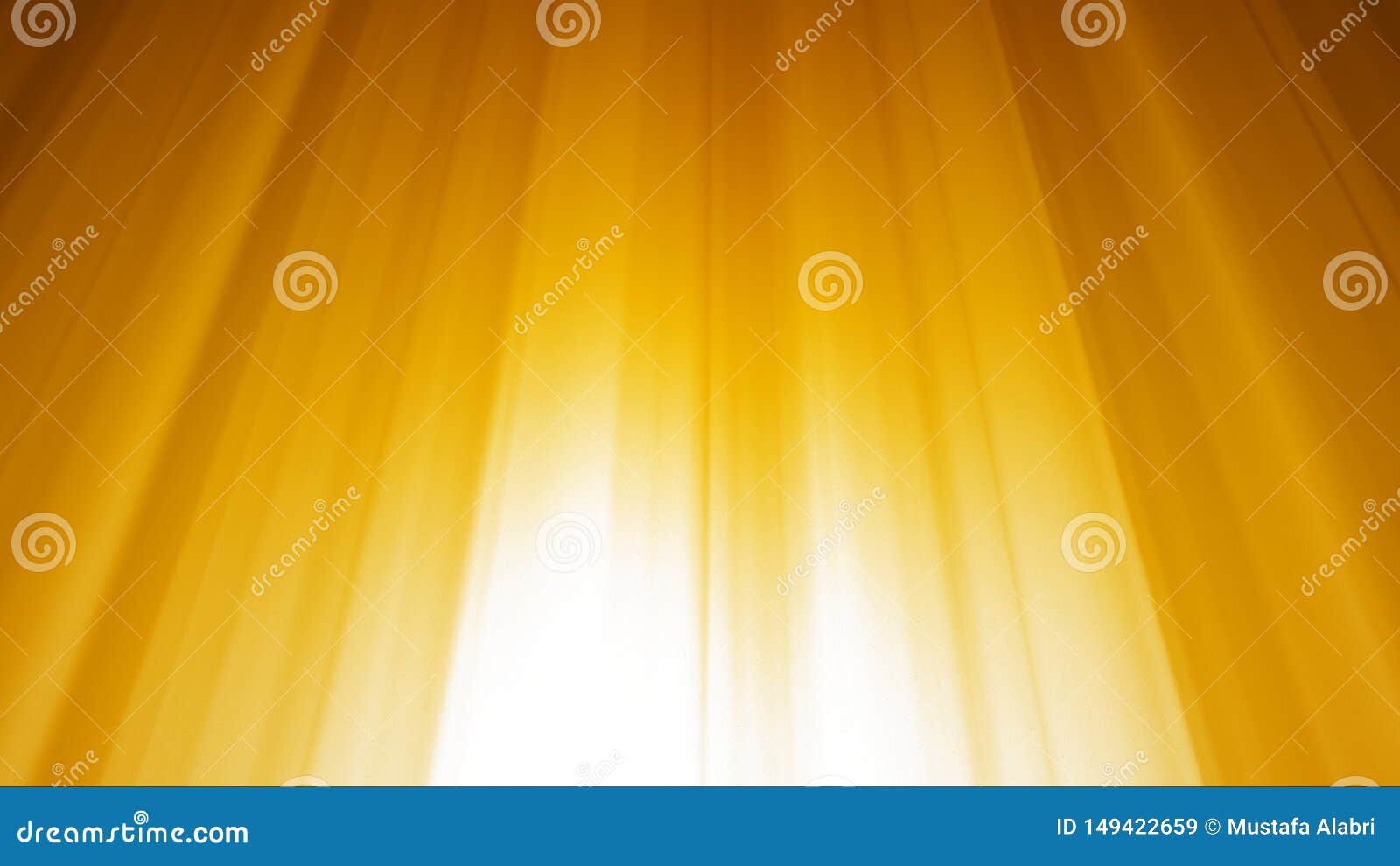 Golden Rays Light Background Stock Illustration - Illustration of ...