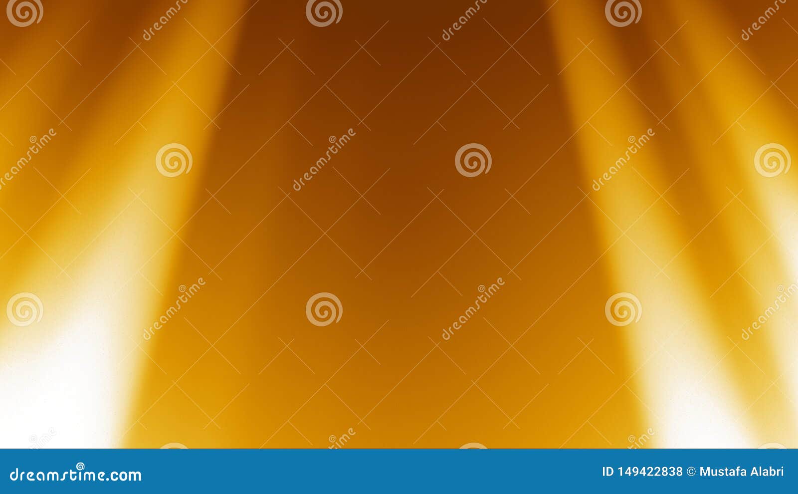 Golden Rays Light Background Stock Illustration - Illustration of light ...