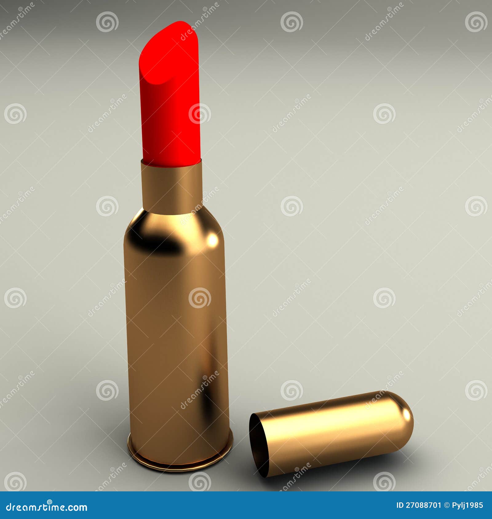 Bullet Lipstick, 3D Rendering Royalty-Free Stock Image | CartoonDealer ...