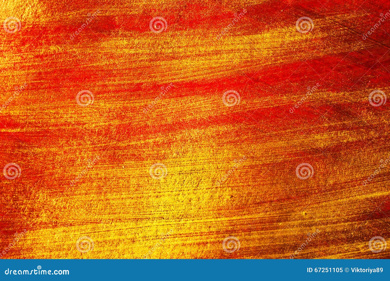 Golden and Red Paint Background Stock Image - Image of bright, daub ...