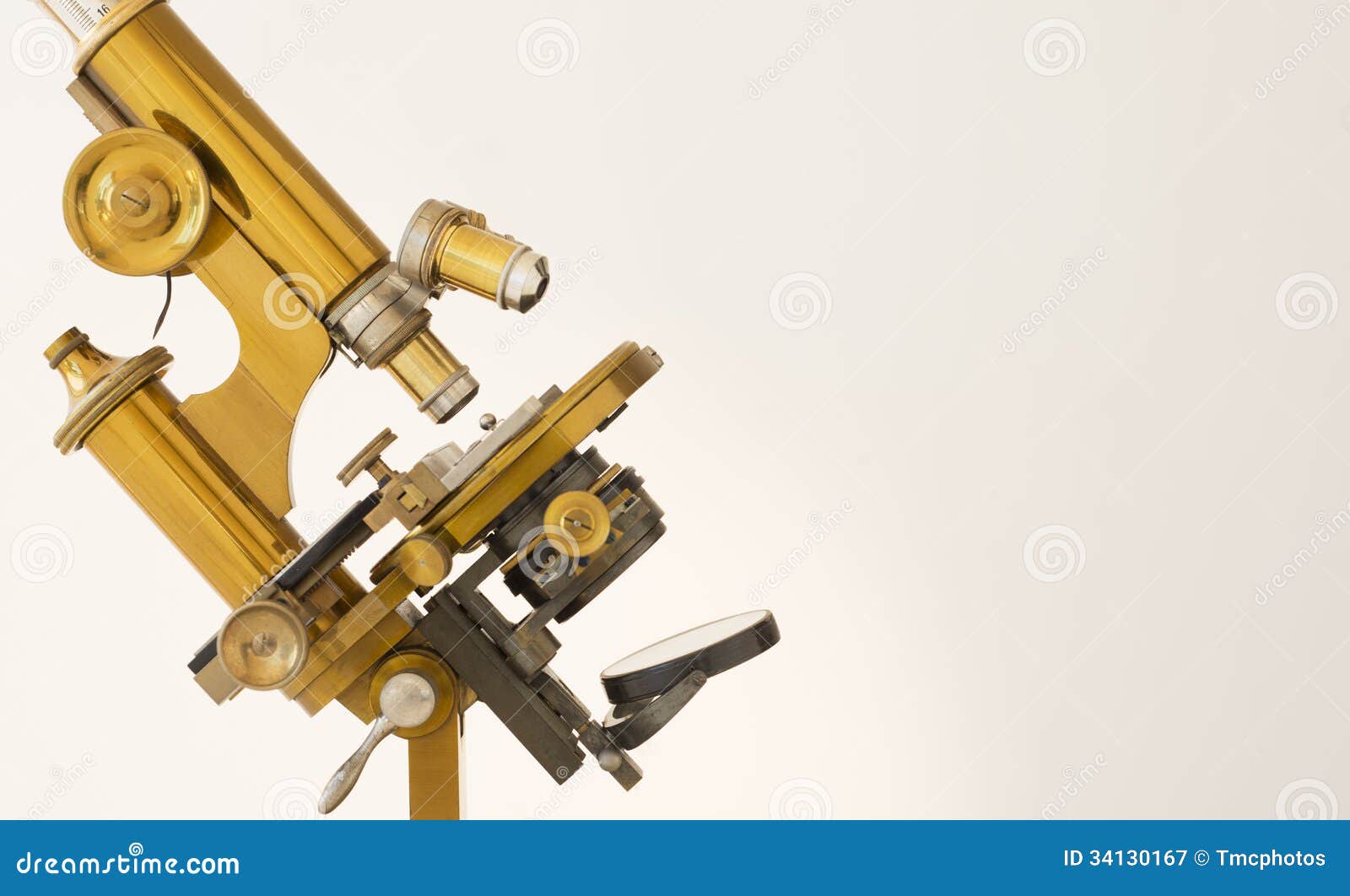 Retro Microscope With World Map Stock Image | CartoonDealer.com #34130185