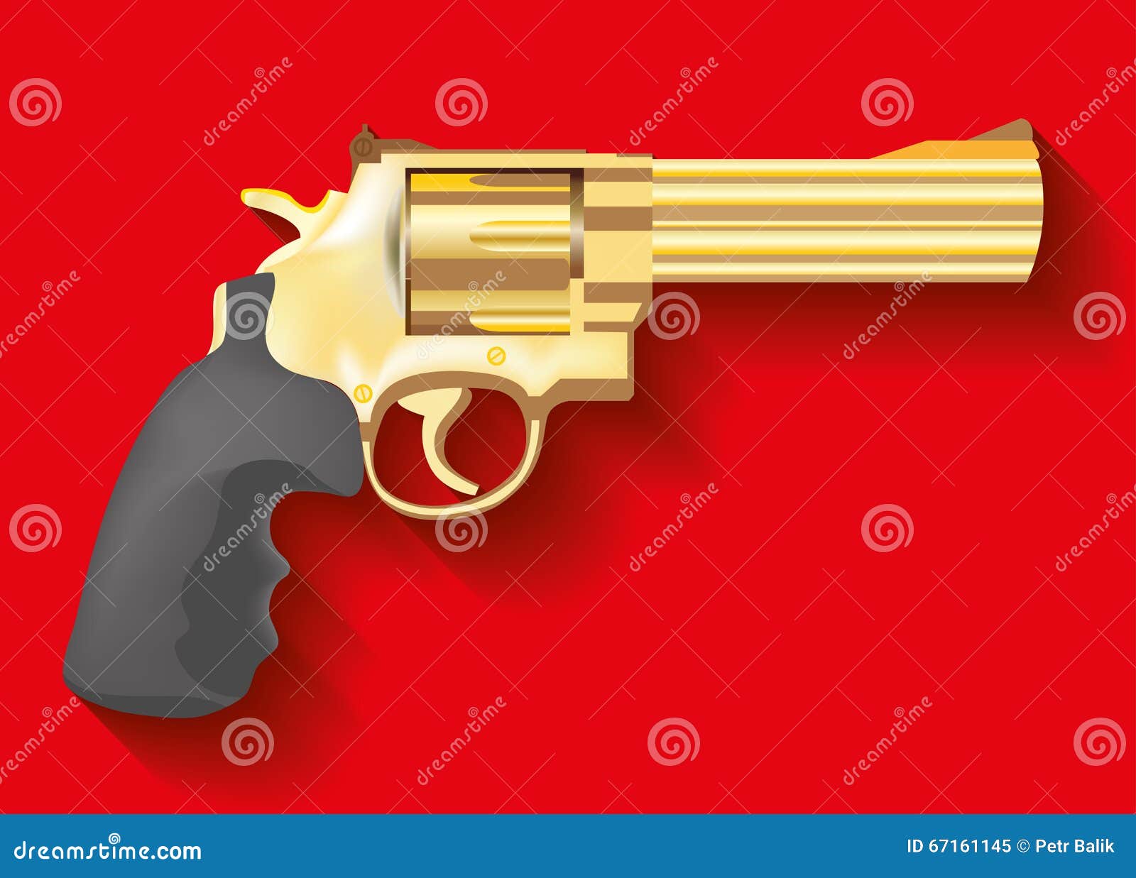 Gun And Revolver Illustration | CartoonDealer.com #19072888