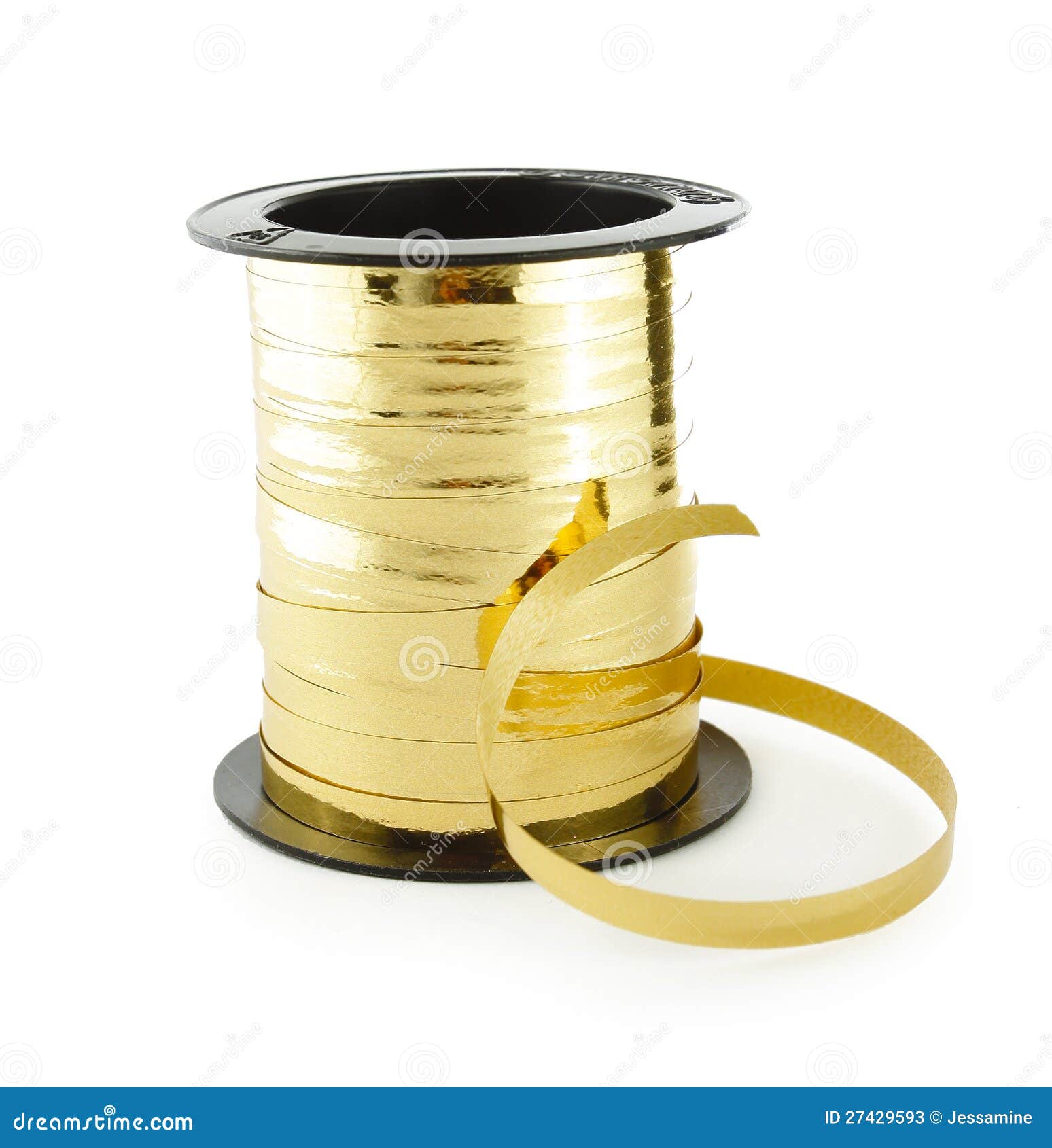 Golden ribbon stock image. Image of ribbon, present, thin - 27429593