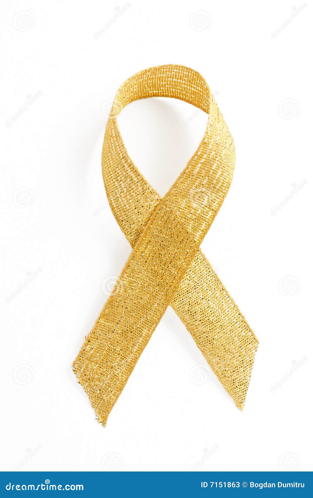 Golden Ribbon stock image. Image of golden, background - 7151863