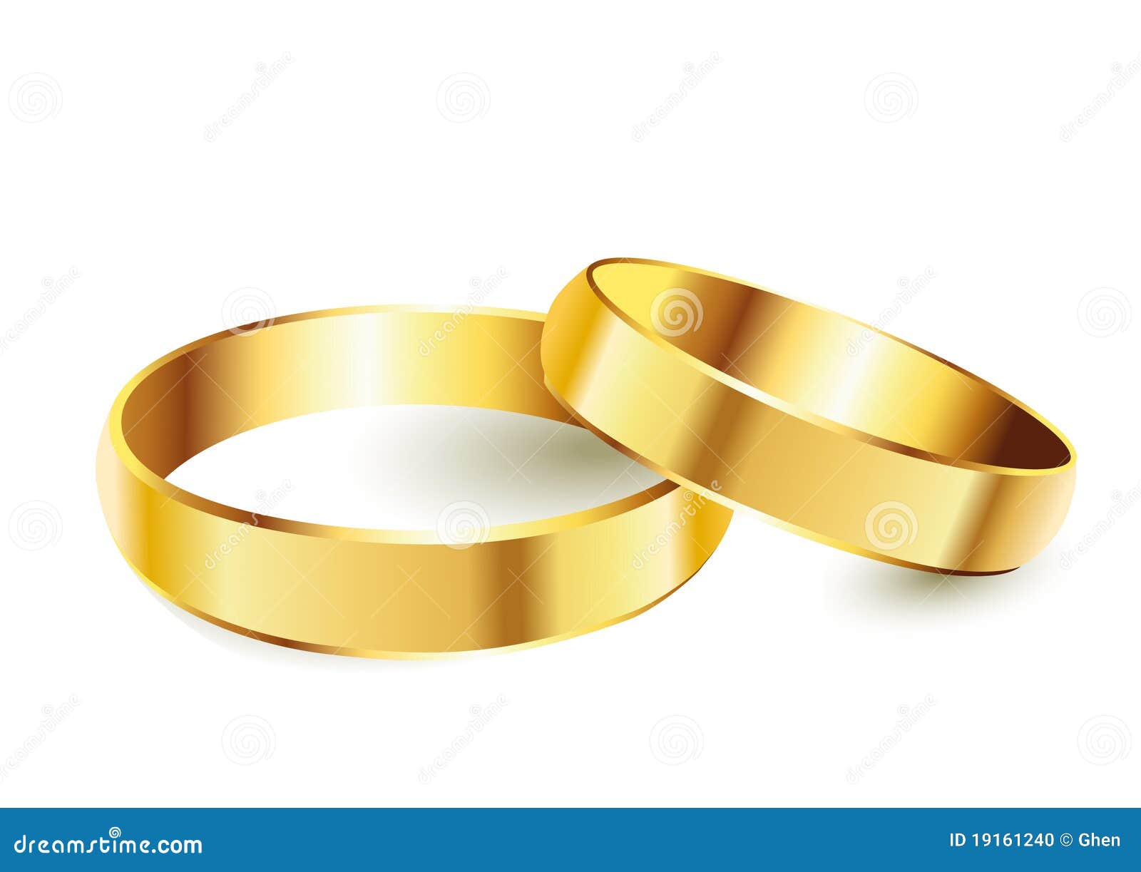 Golden rings stock vector. Illustration of circles, ceremony - 19161240