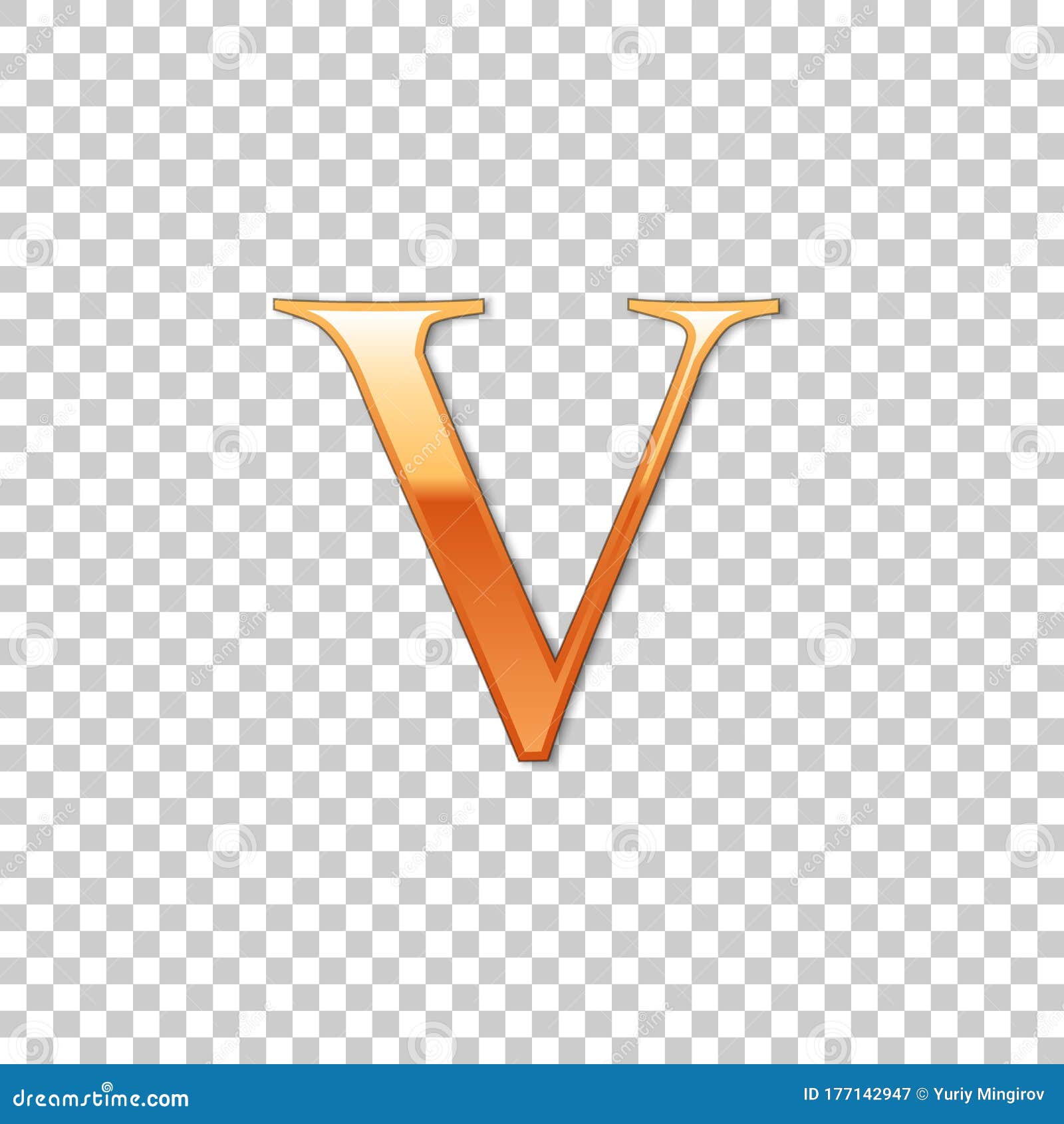 Golden Roman Numeral Number 5, V, Five in Alphabet Letter Isolated on ... Golden Roman Numeral Number 5, V, Five in Alphabet Letter Isolated on ...