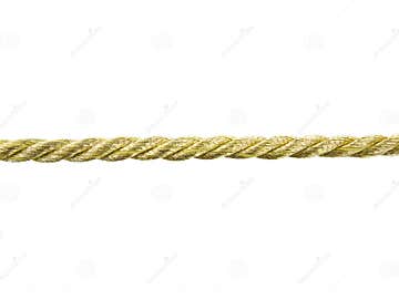 Golden rope stock photo. Image of cable, shining, straight - 17482454