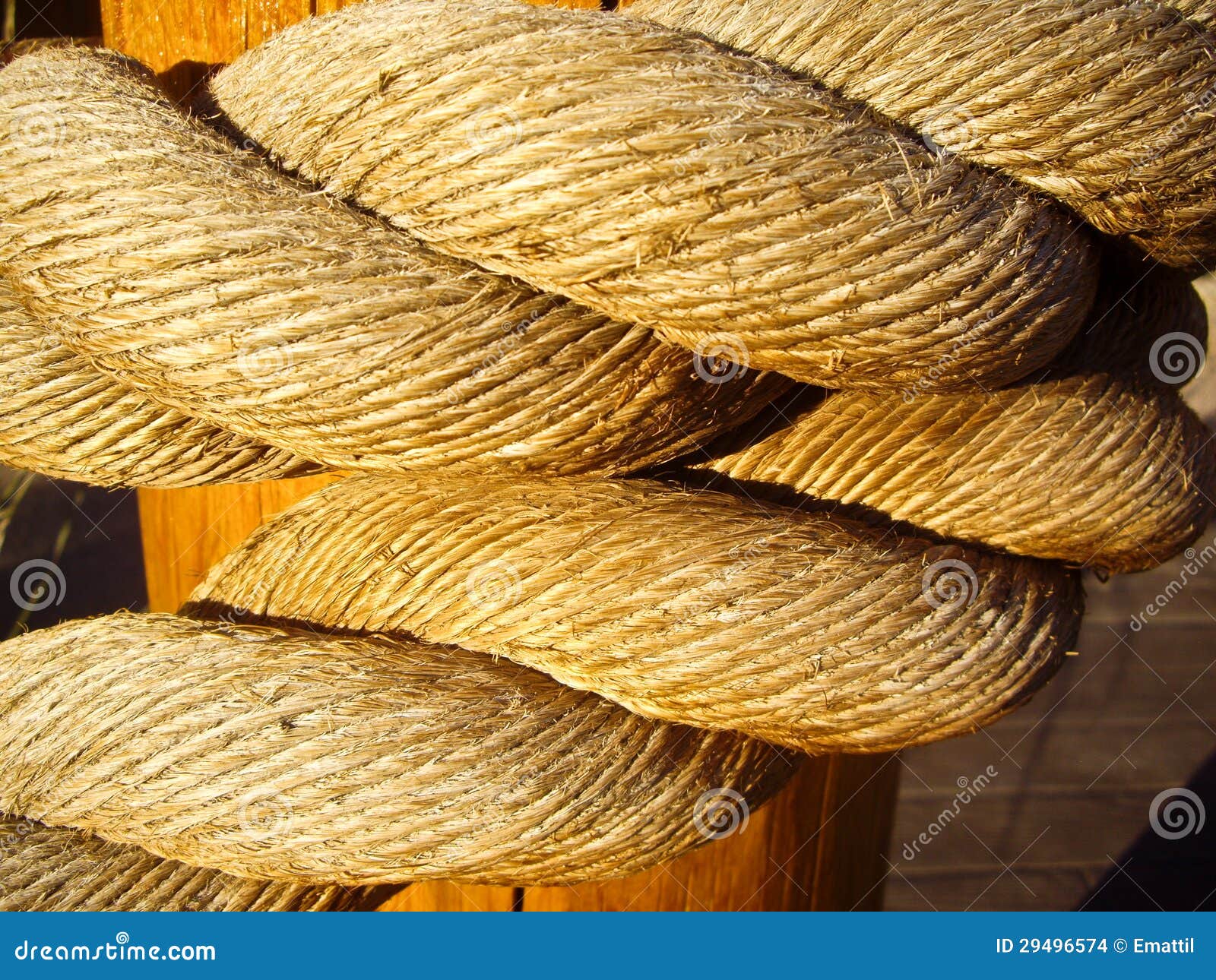 Golden Rope stock photo. Image of color, pattern, nautical - 29496574