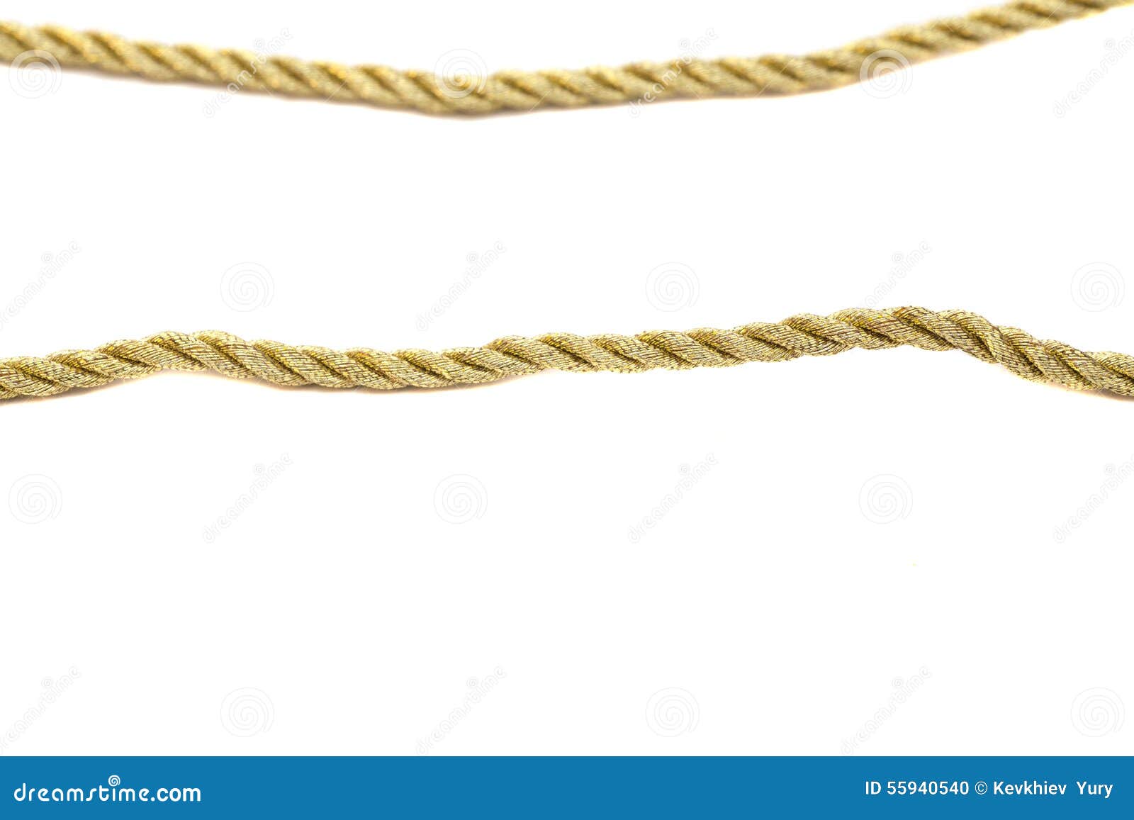 Golden rope isolated stock photo. Image of festival, craft - 55940540