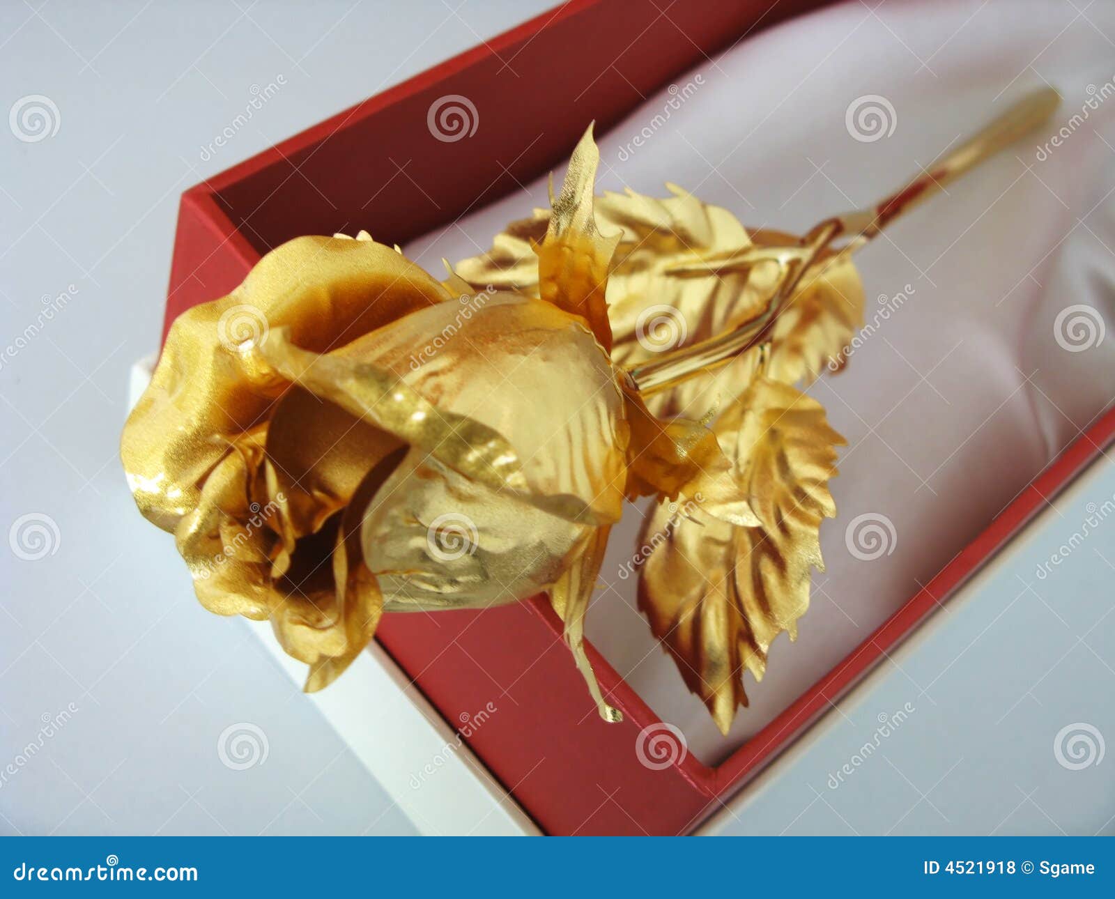 Golden rose stock photo. Image of celebration, gold, bright - 4521918
