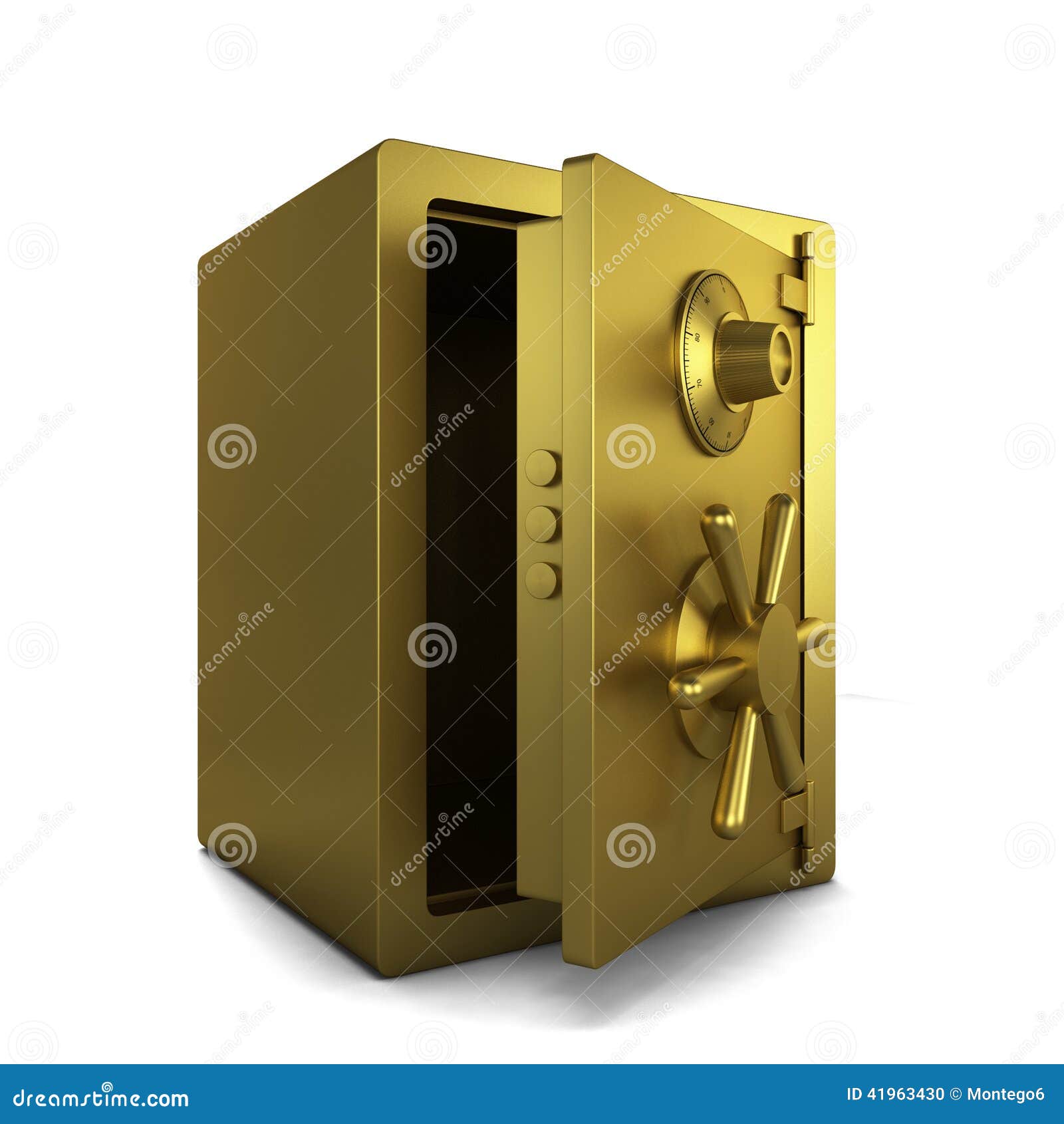 Golden safe stock illustration. Illustration of door - 41963430
