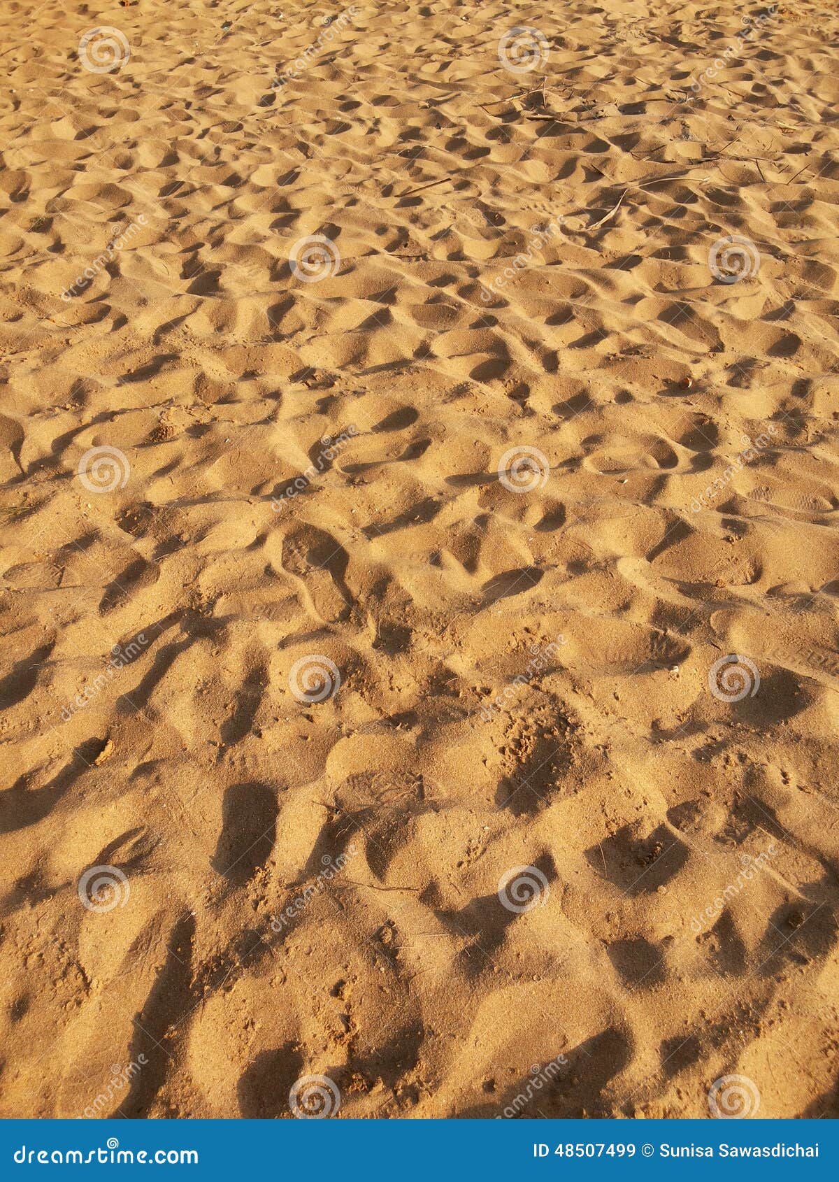 Golden sand stock image. Image of footprint, sand, golden - 48507499