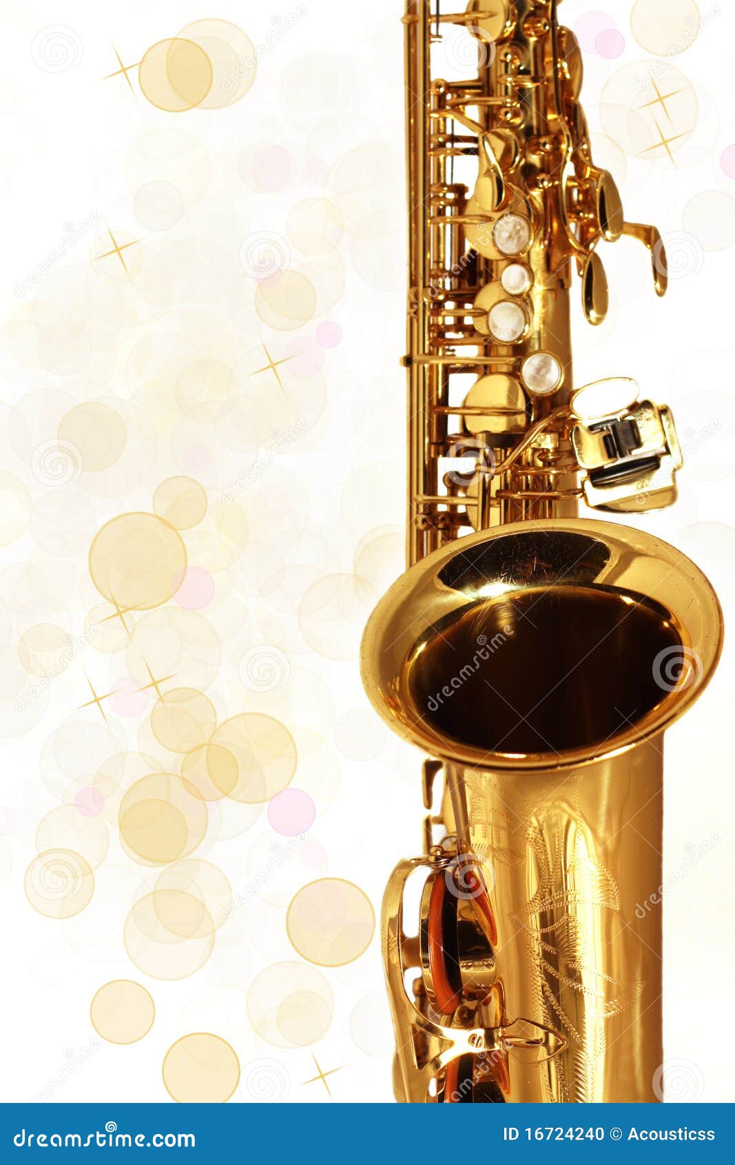 Golden Sax. Music. Holiday stock photo. Image of brass - 16724240