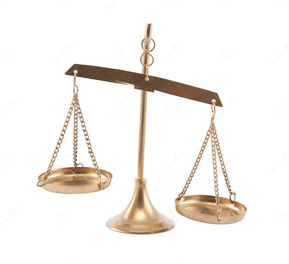 Golden scale stock photo. Image of isolated, steel, brown - 23301184