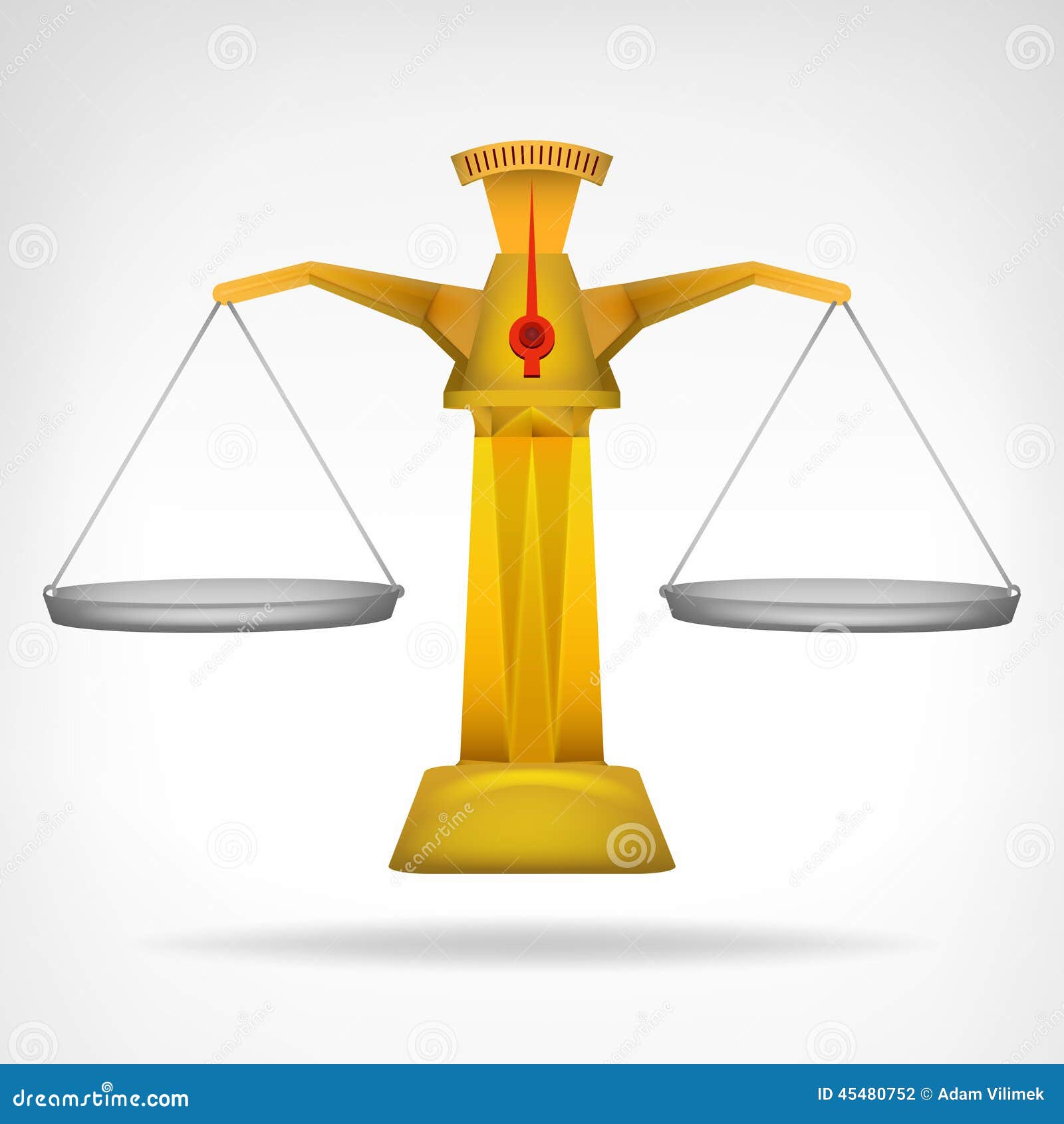 Scale Comparison Icon In Comic Style. Balance Weight Vector Cartoon ...