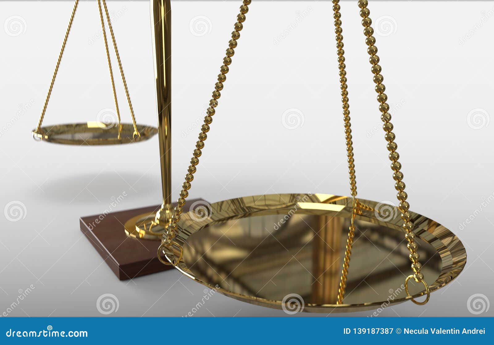 Golden Scale stock illustration. Illustration of comparison - 139187387