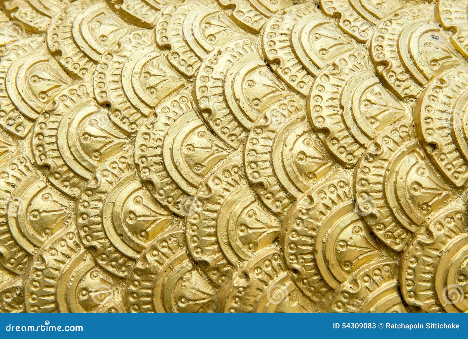 Golden Scale of Naga Statue Stock Image - Image of asia, naga: 54309083
