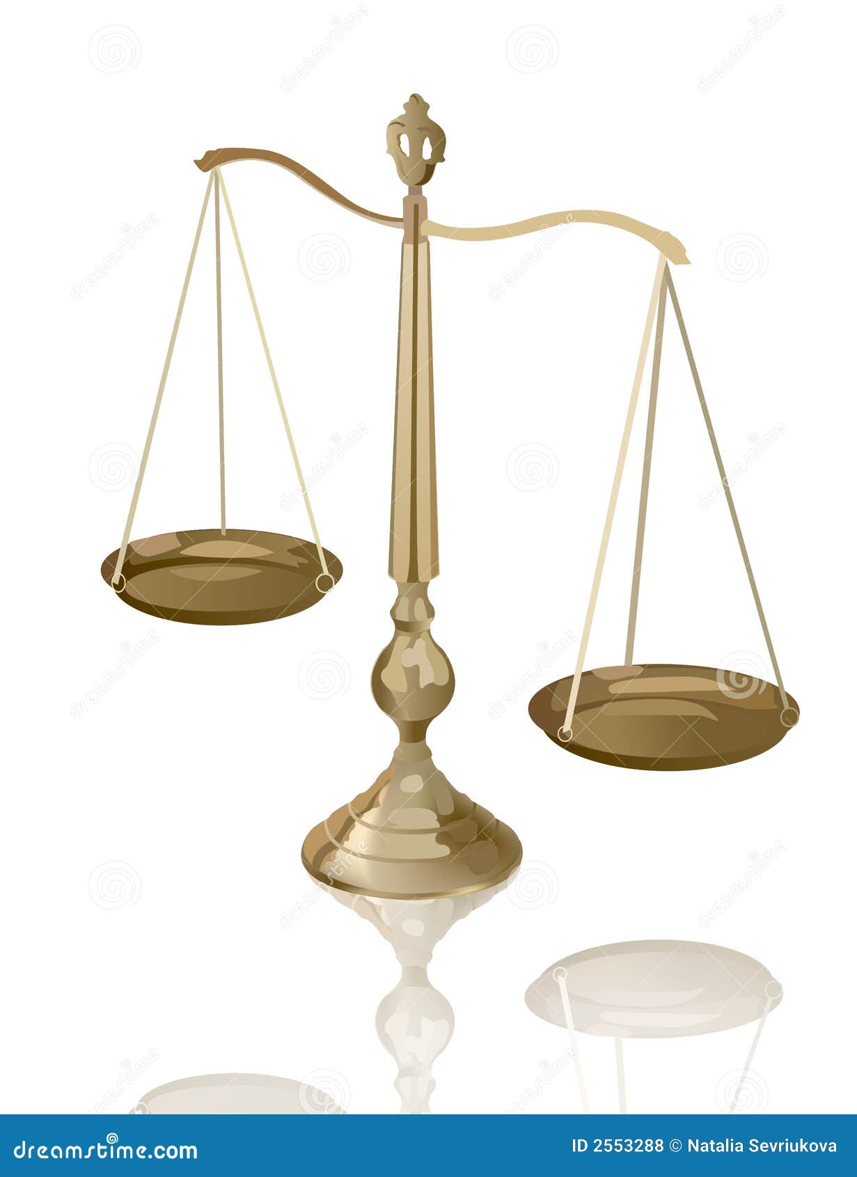 Golden Scales Vector Illustration | CartoonDealer.com #2553288