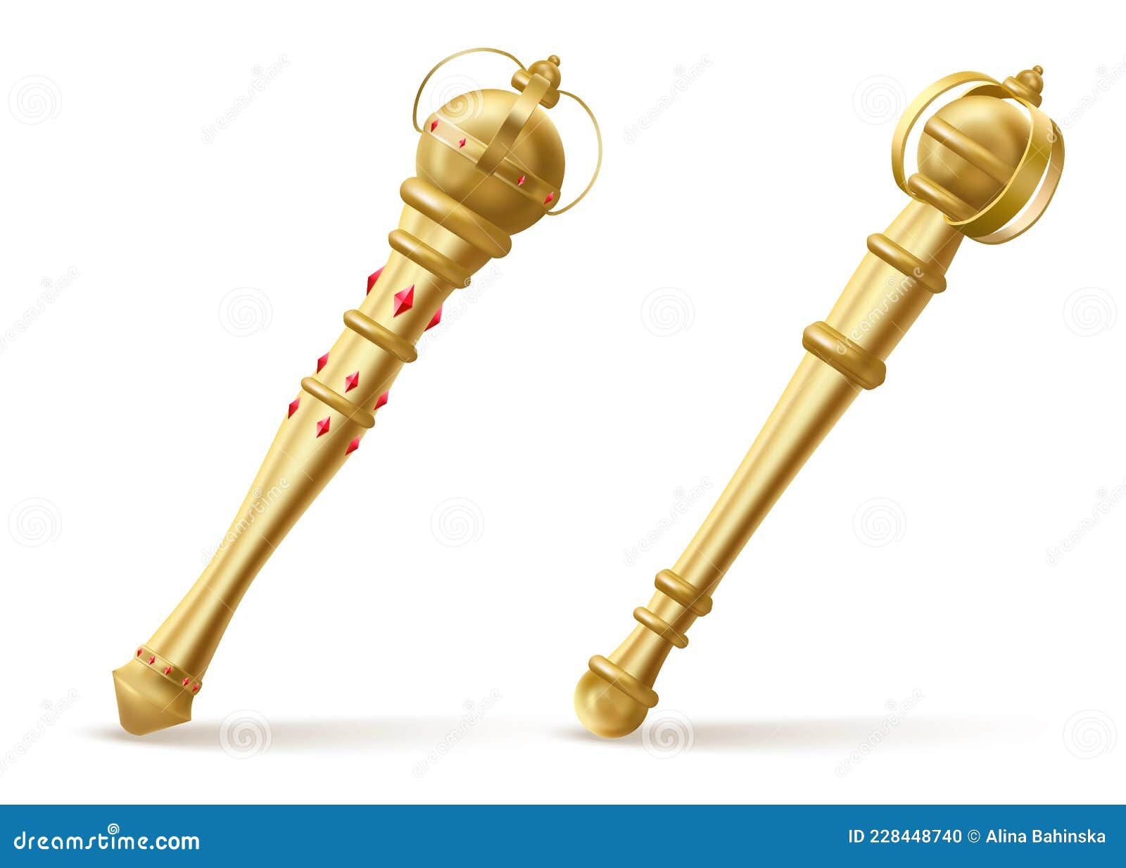 Golden Scepter for King or Queen, Royal Wand Stock Vector ... Golden Scepter for King or Queen, Royal Wand Stock Vector ...